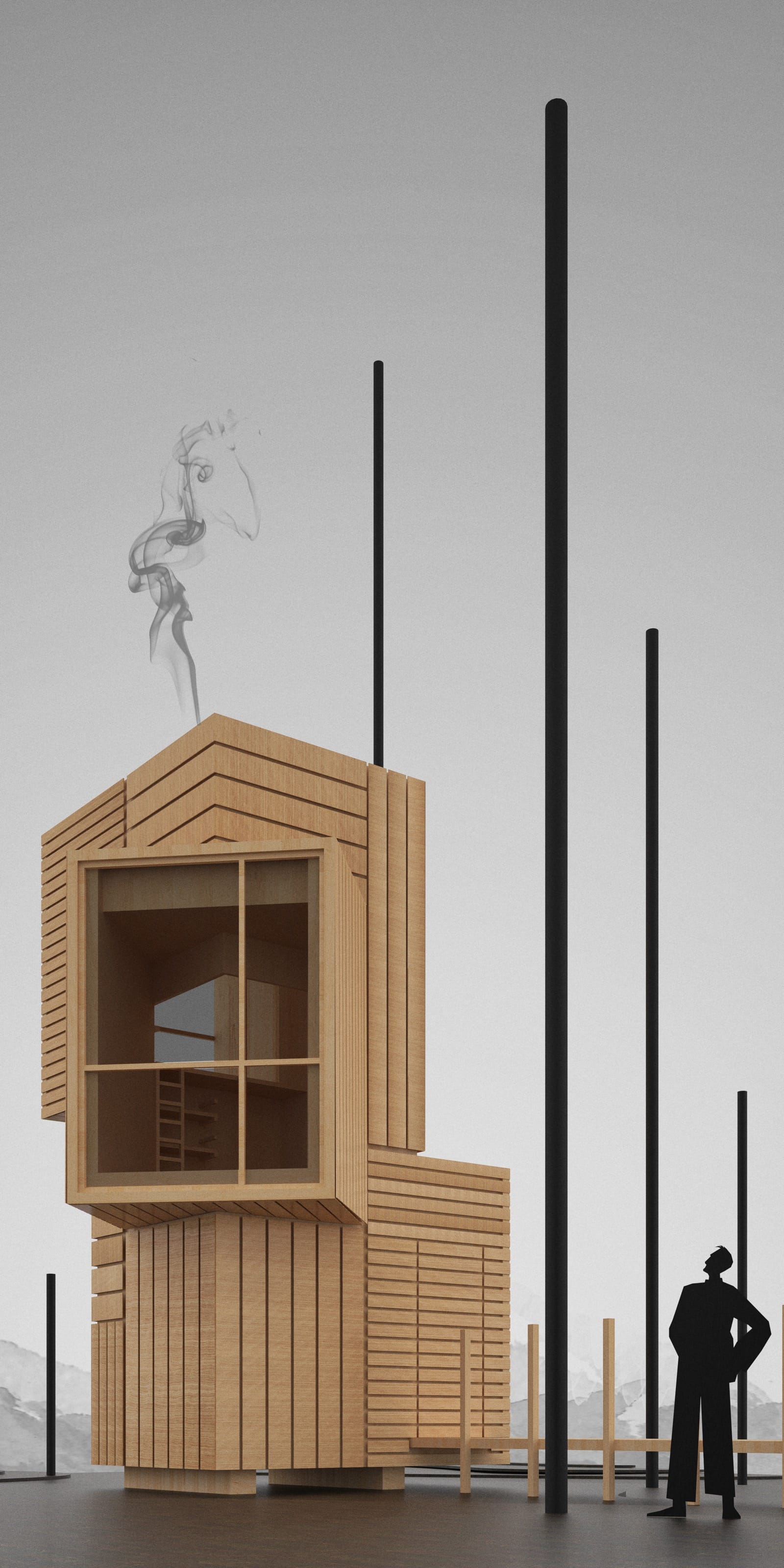 The winning Silent Meditation Forest Cabin proposals in Latvia