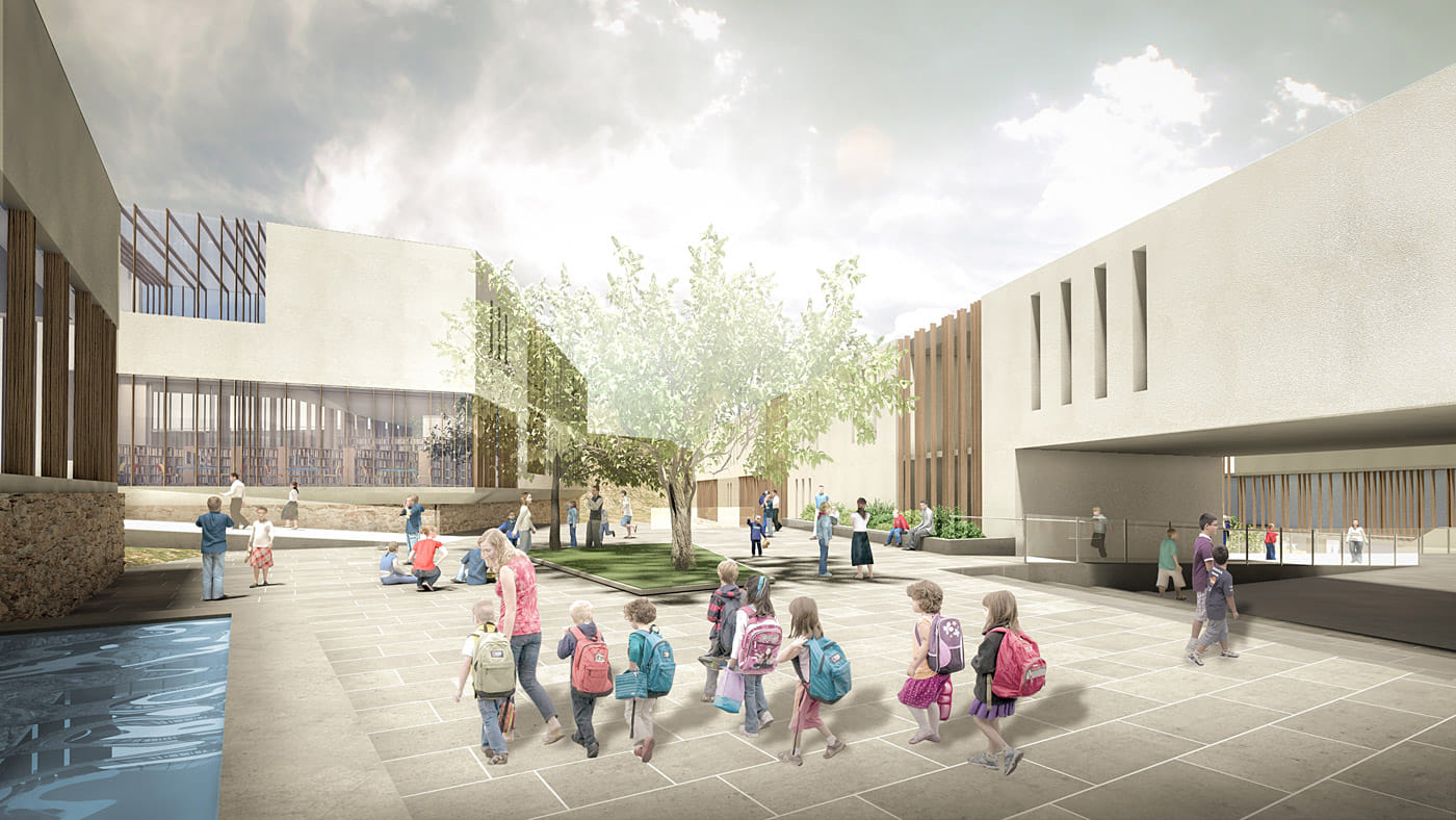Crete Innovative Bioclimatic European School Complex - 3rd Place Entry ...