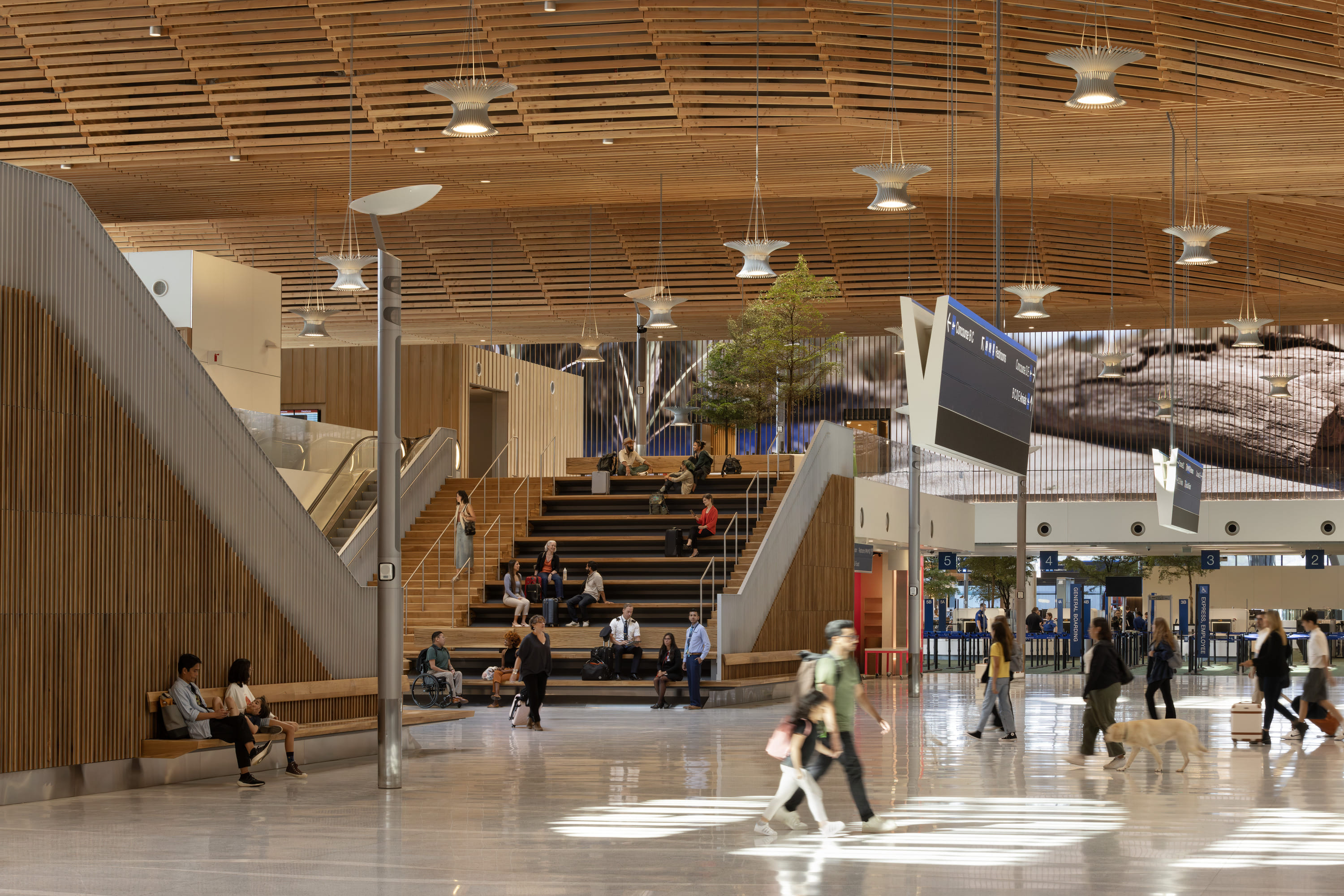 ZGF's groundbreaking mass timber airport terminal design debuts in ...