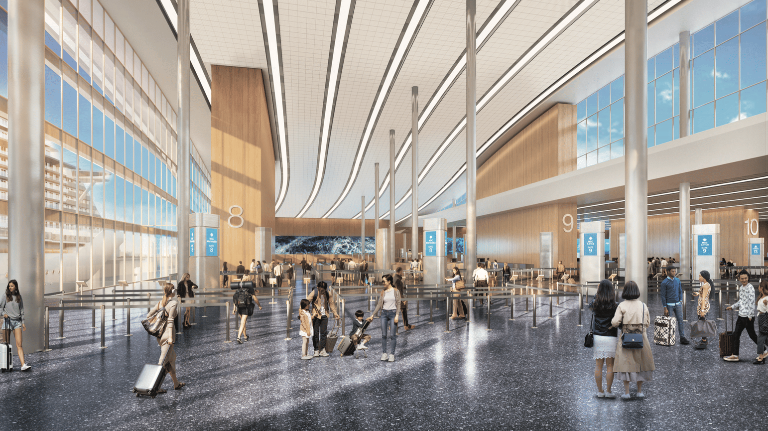 North America’s largest cruise terminal begins construction, designed ...