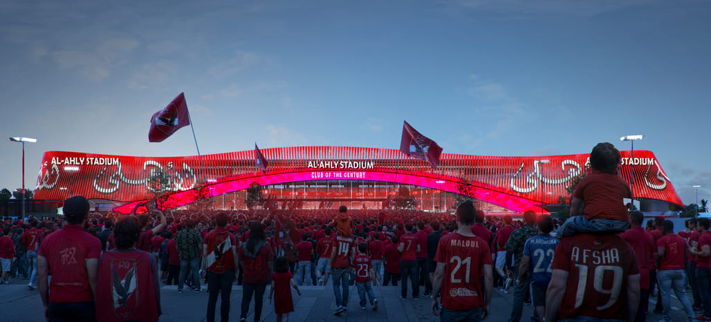 Gensler unveils new sunken Egyptian stadium design | News | Archinect