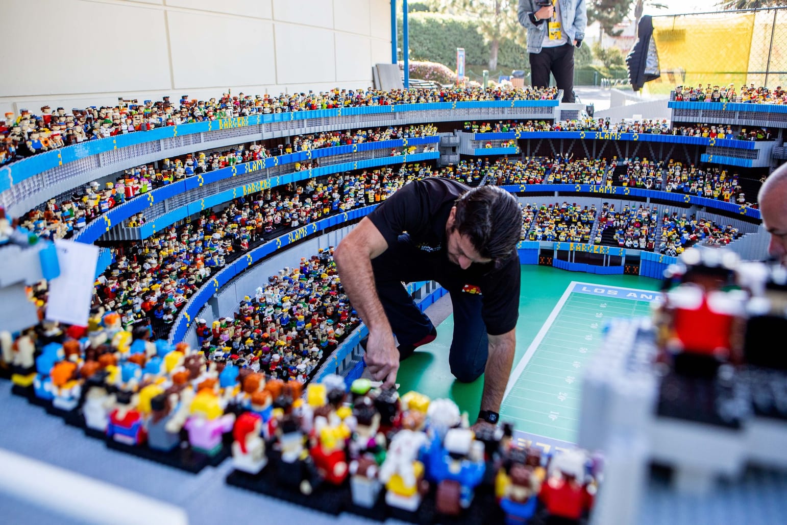 Legoland replica of SoFi Stadium the largest Lego stadium in the world ...