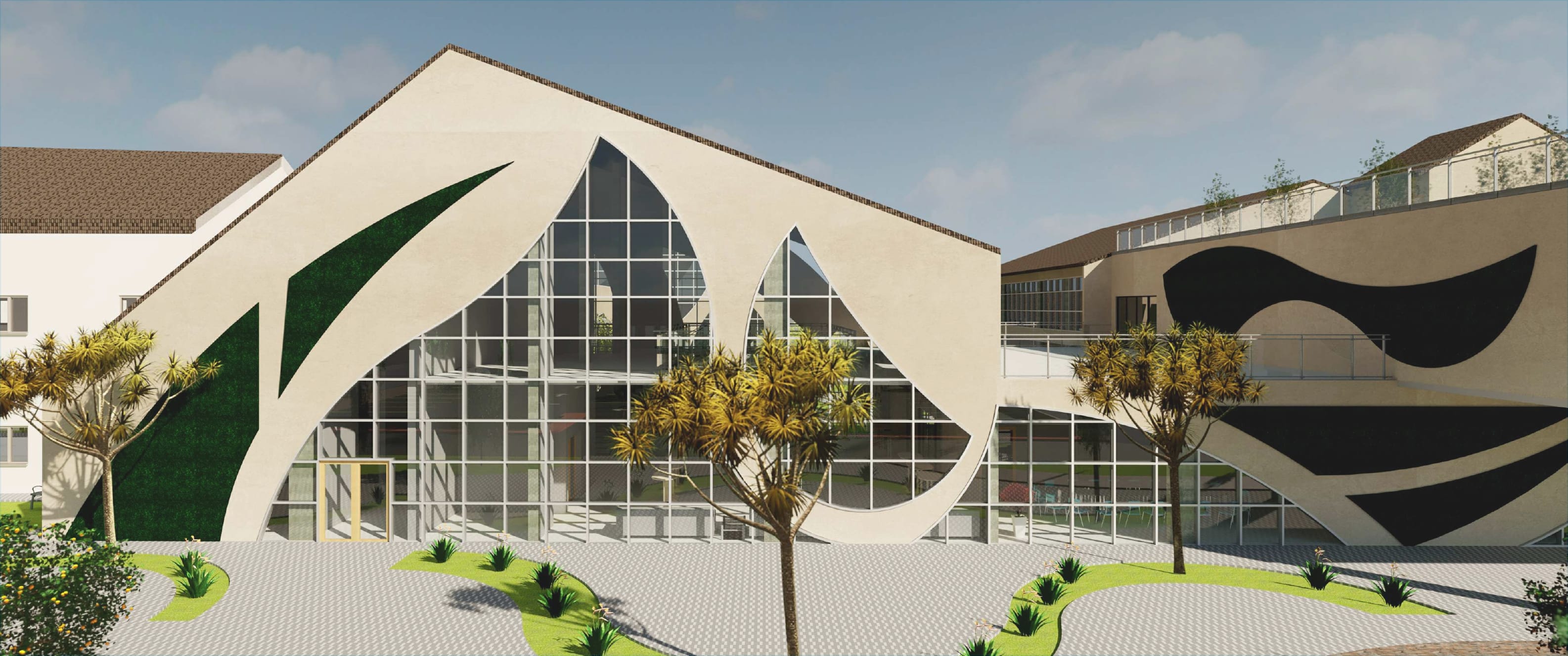 Community Centre, Mosque, Urban Plan | Roshaan Malik | Archinect