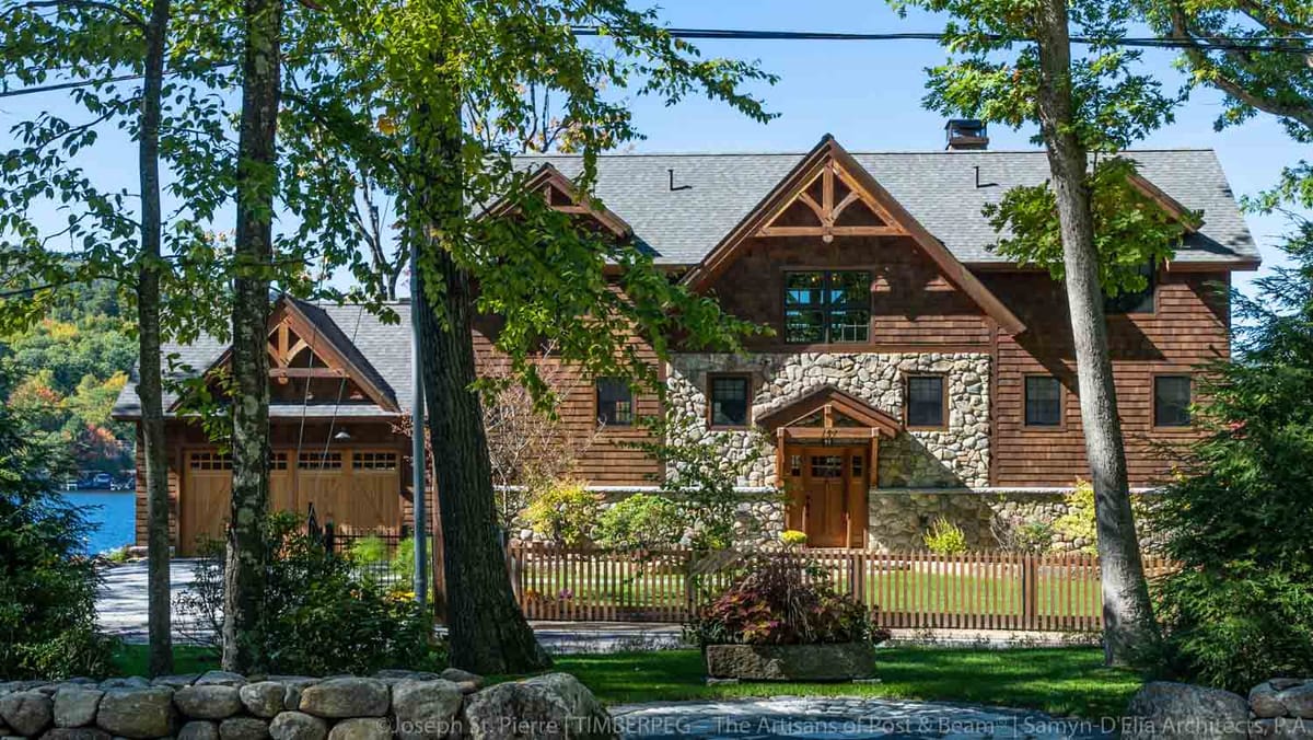 LAKE WINNIPESAUKEE, NH RETREAT (T01073) | Timberpeg | Archinect