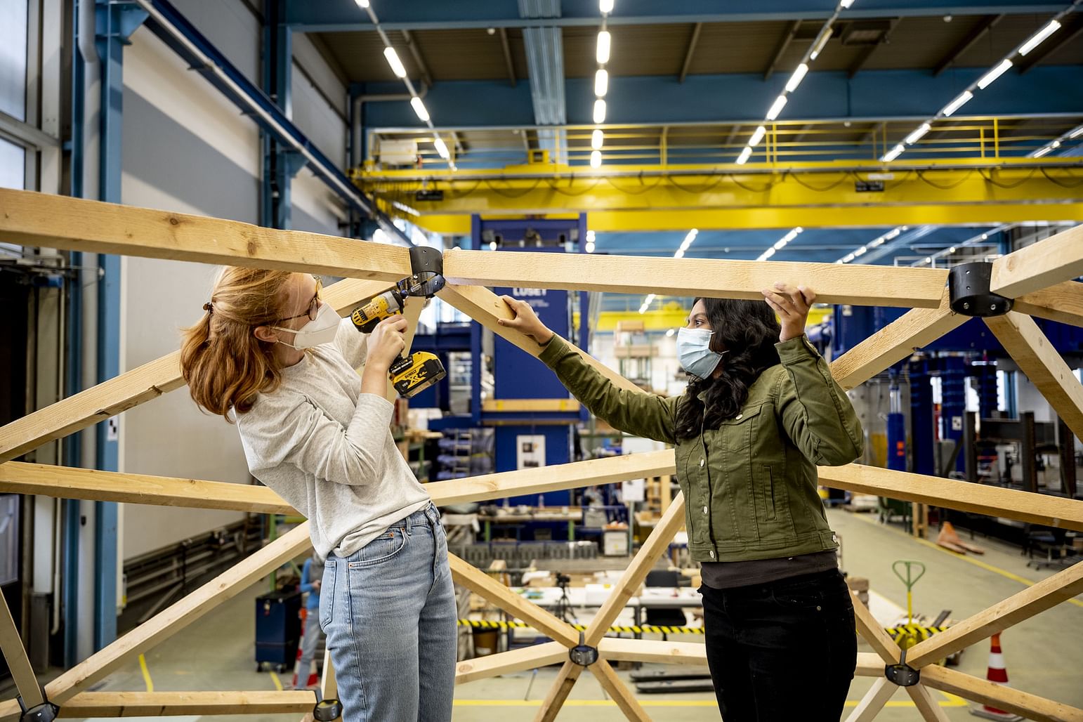 ETH Zurich students construct timber dome entirely from waste materials ... ETH Zurich students construct timber dome entirely from waste materials ...