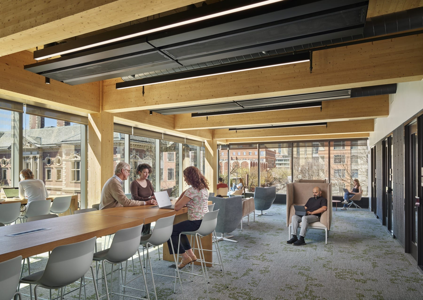 Tallest mass timber academic building on the East Coast completed for ...