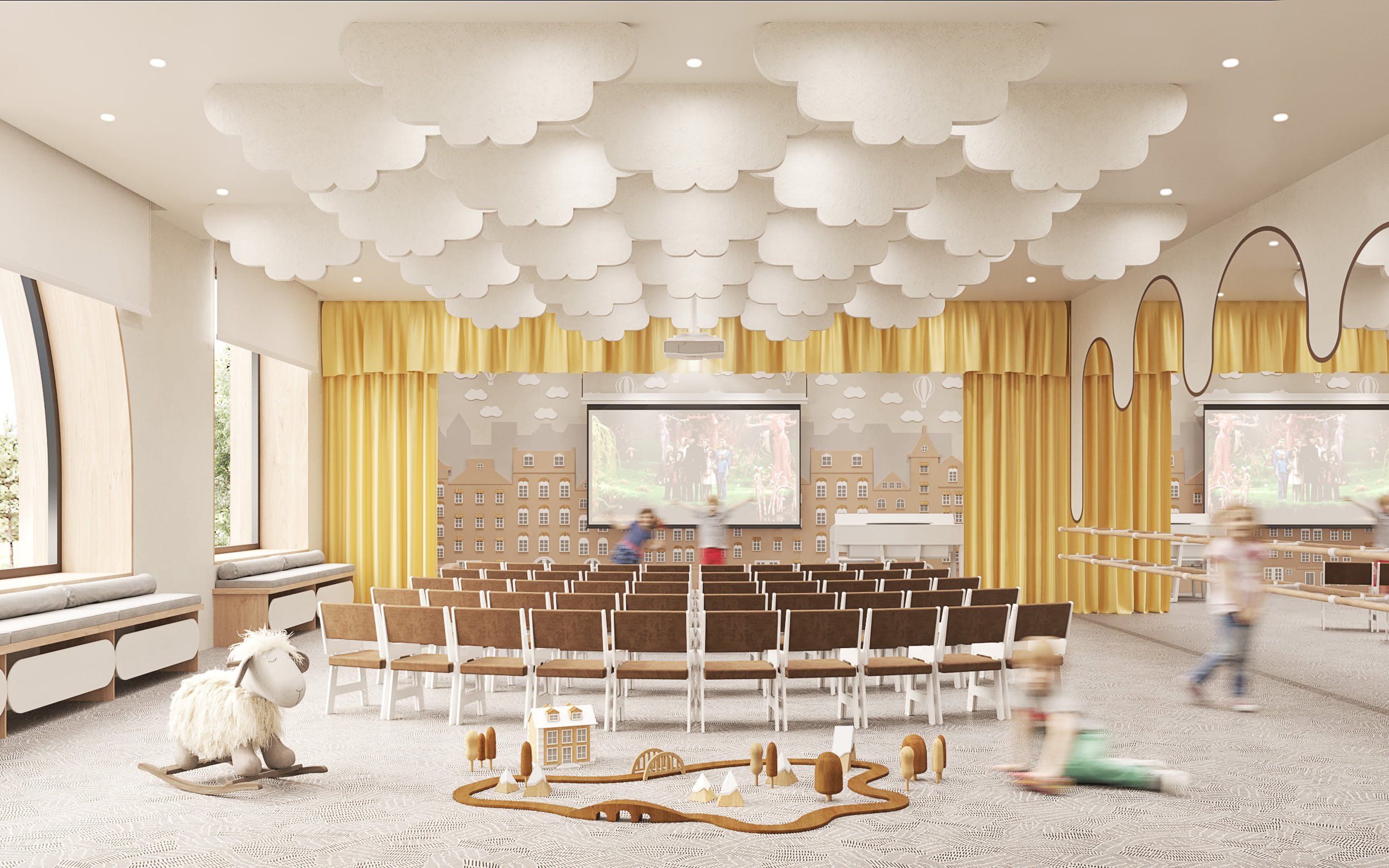 Kindergarten on the territory of ZIL in Moscow | Asadov Architectural ...