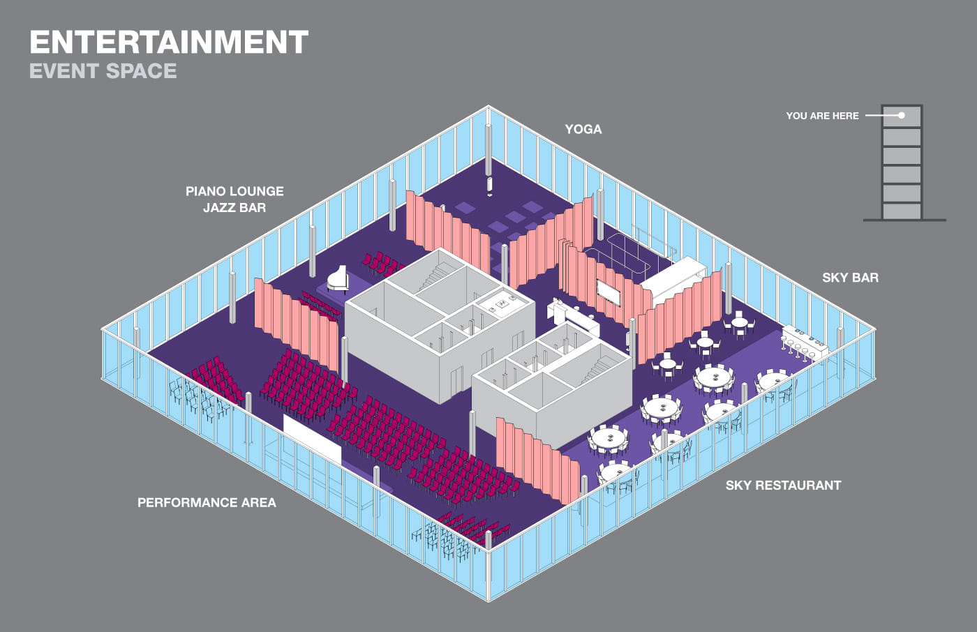 PinkCloud's Pop-Up Hotel Turns Empty Office Spaces into Temporary ...