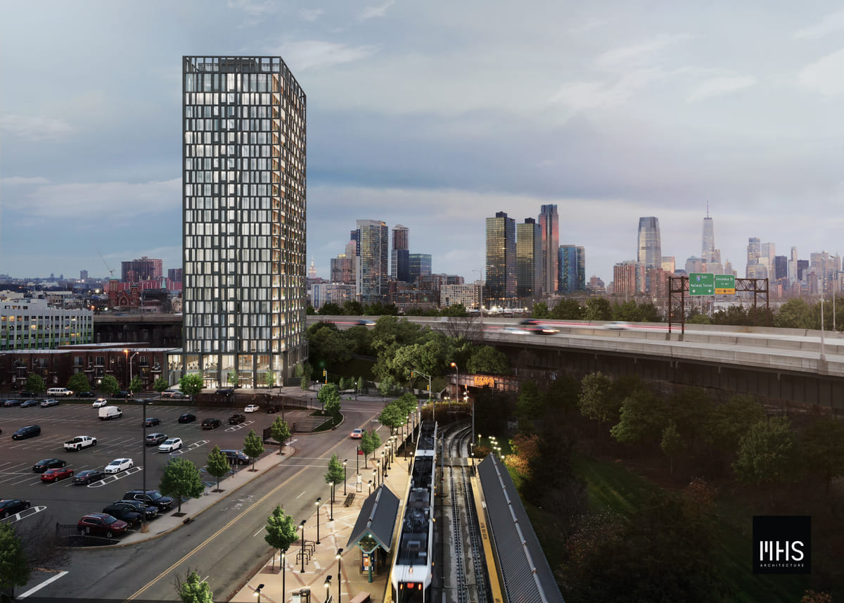 24-Story Building Designed by MHS Architecture Reaches Its Top in ...