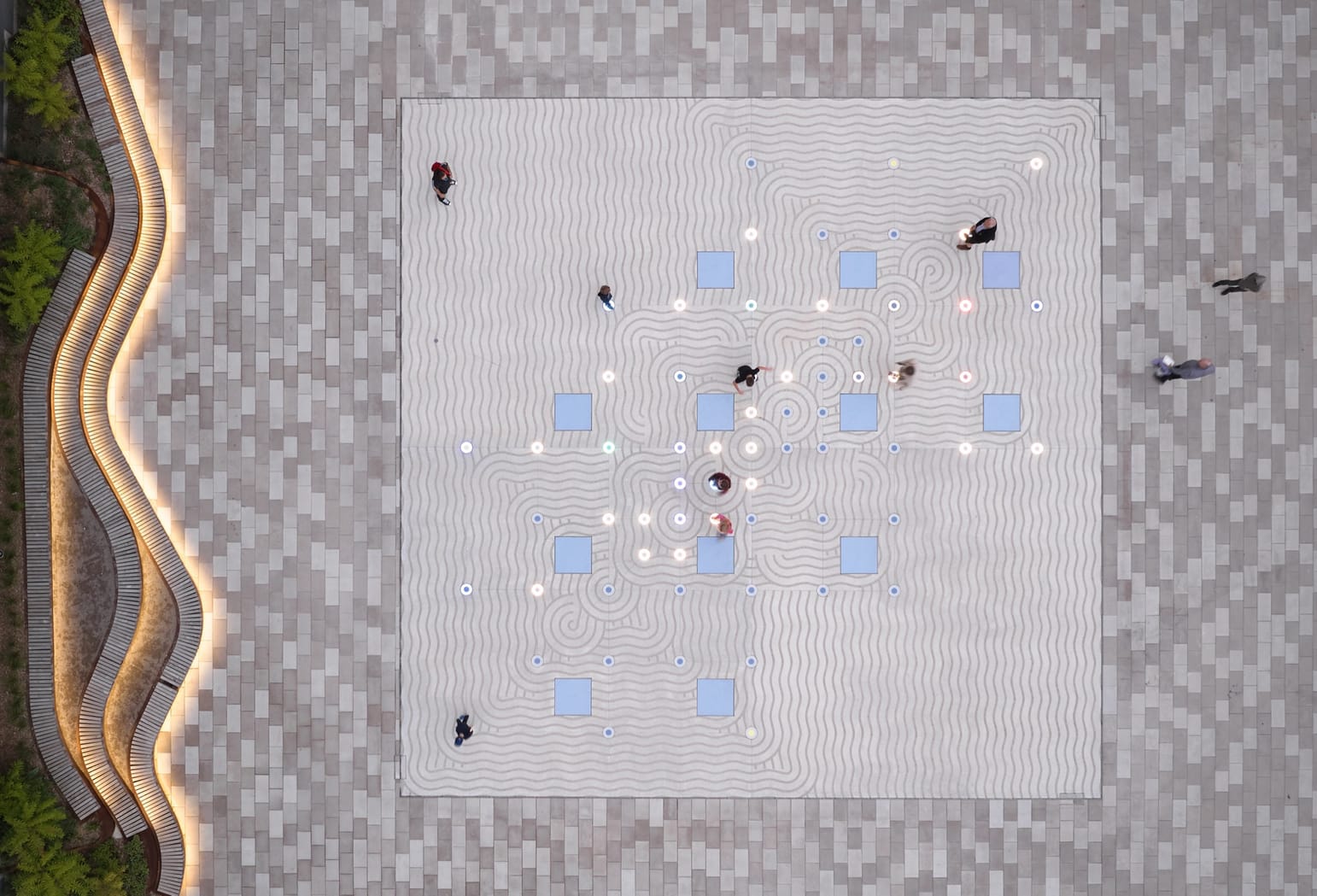 In an Ontario plaza, interactive pavements play music ‘as if by magic ...