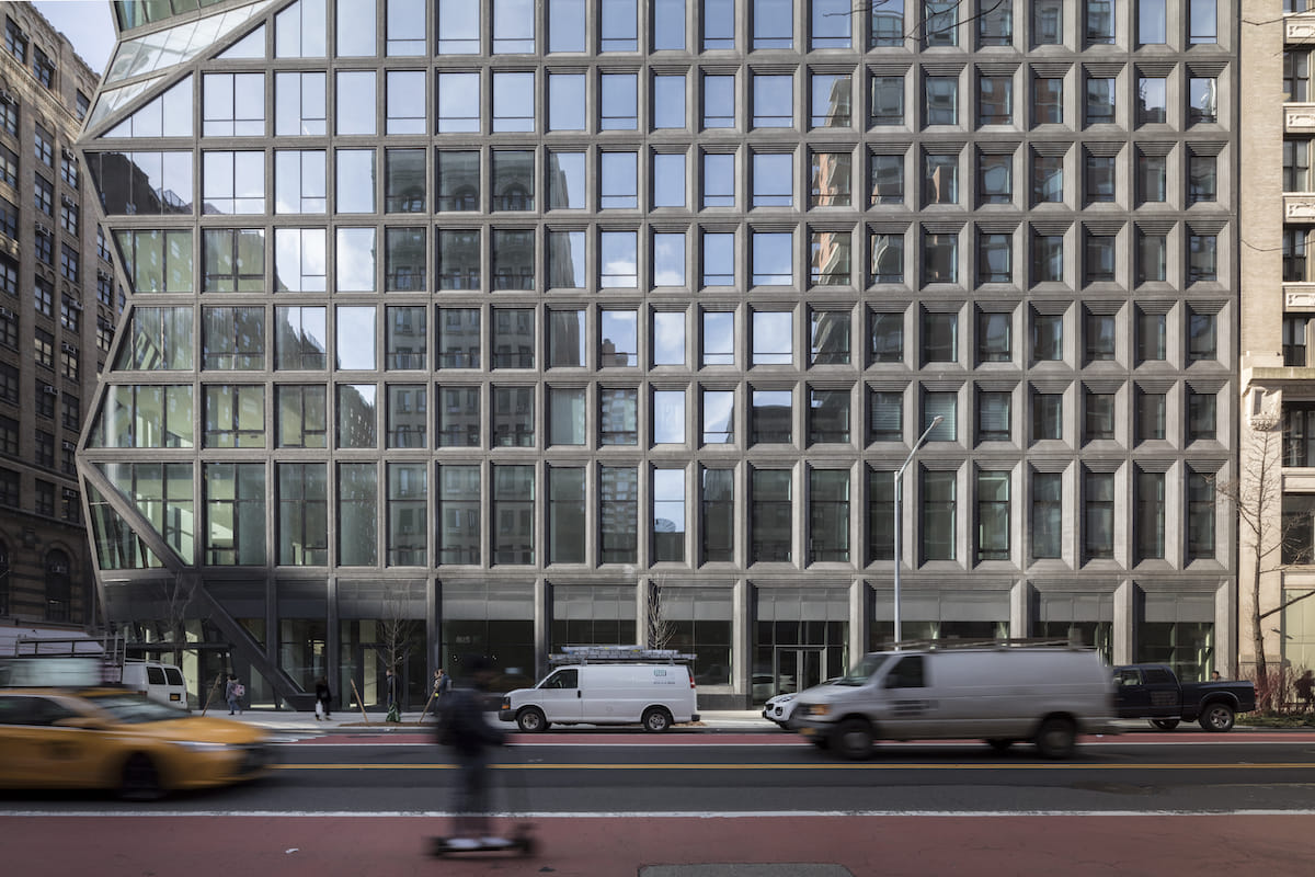 See new views of OMA’s first NYC building, with 'prismatic' details ...