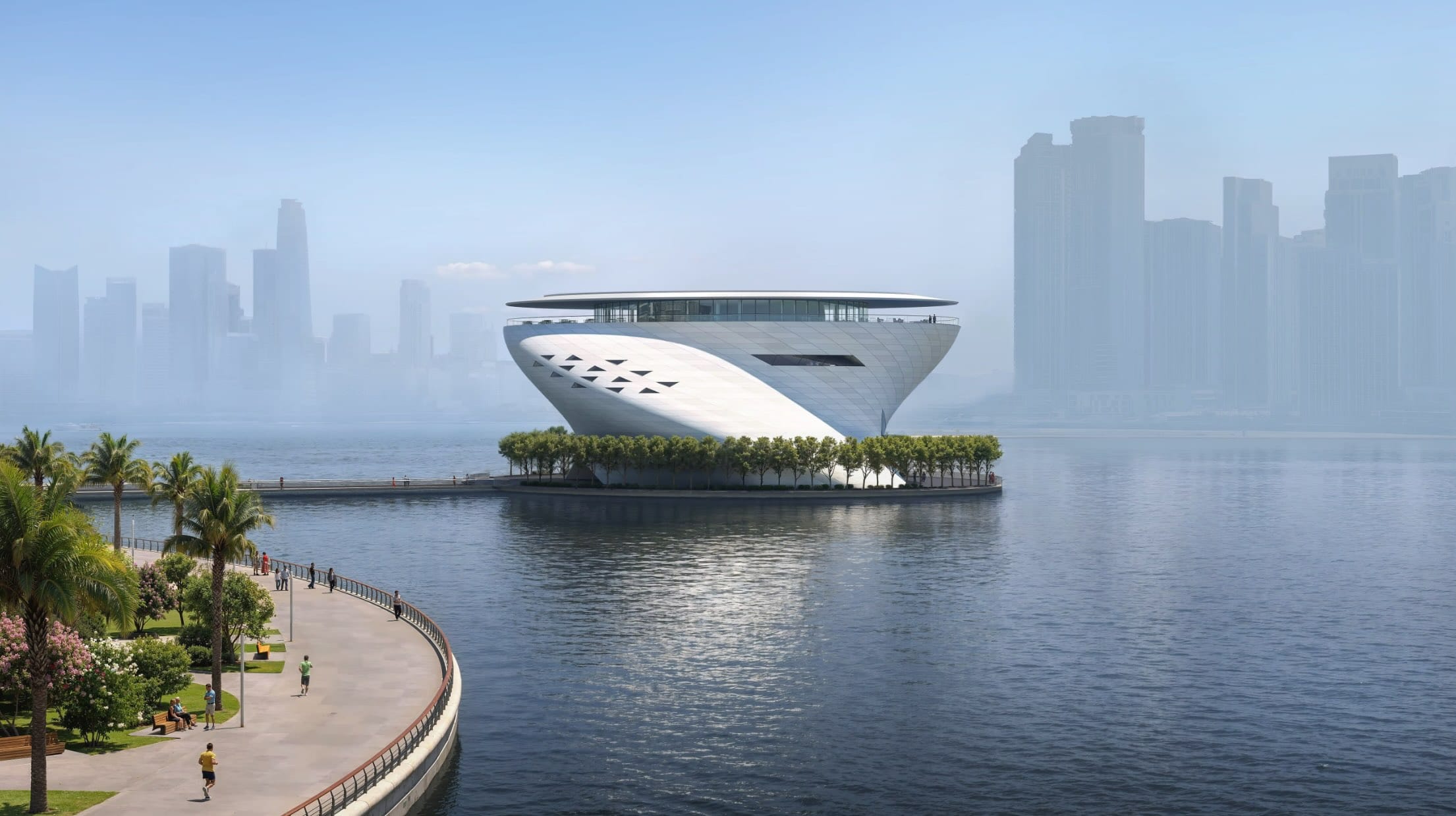 Tadao Ando designs pearl-inspired Dubai art museum | News | Archinect