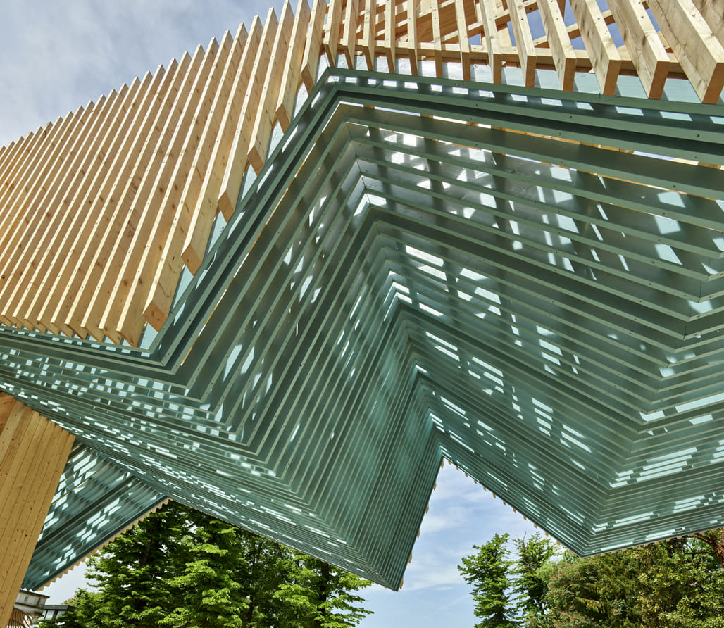 Welcome inside the PORCH: First photos of the completed U.S. Pavilion ...