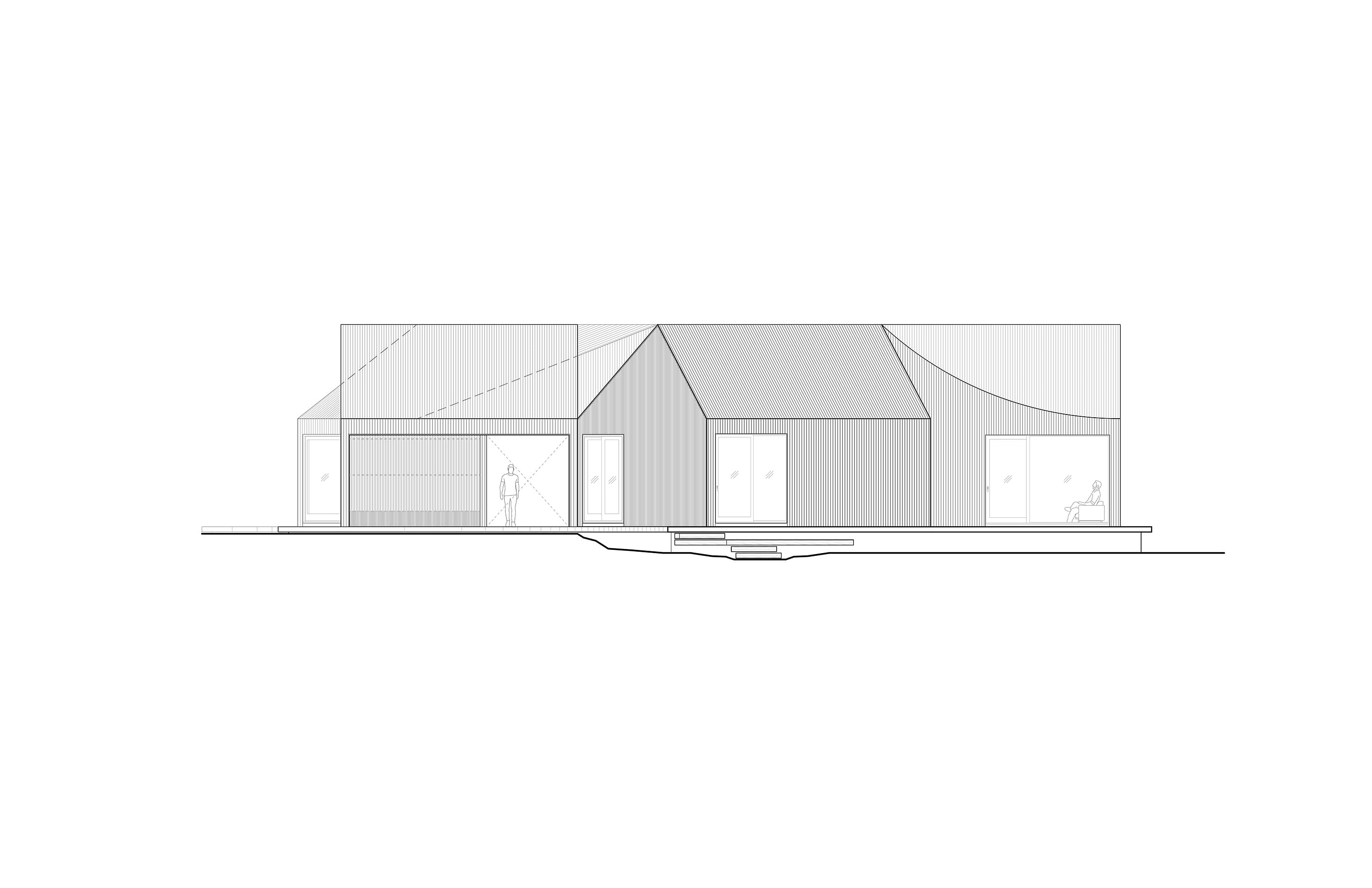 Six modules and an undulating roof come together for new residence by ...