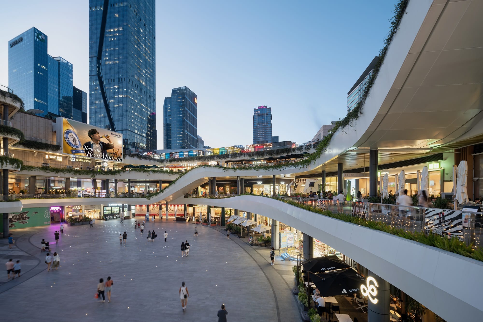 Revitalising the mixed commercial park in Futian CBD | Aedas | Archinect