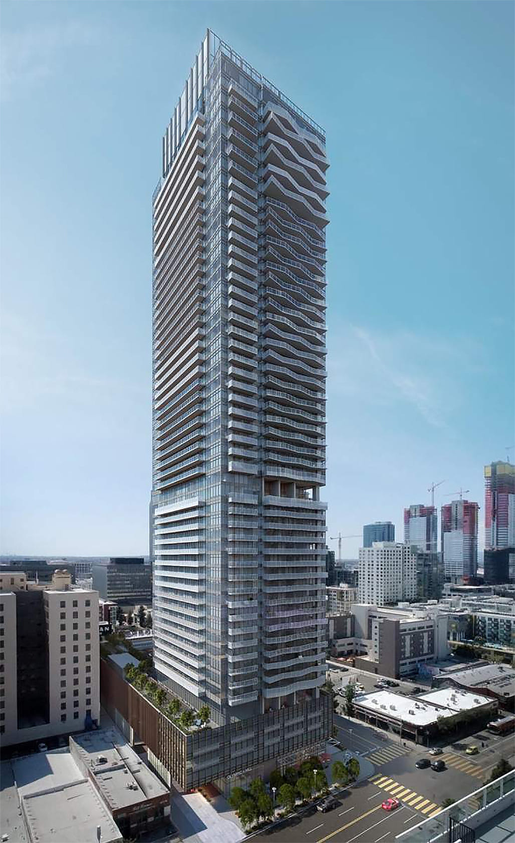 Work begins for Downtown Los Angeles' first new high-rise since the ...