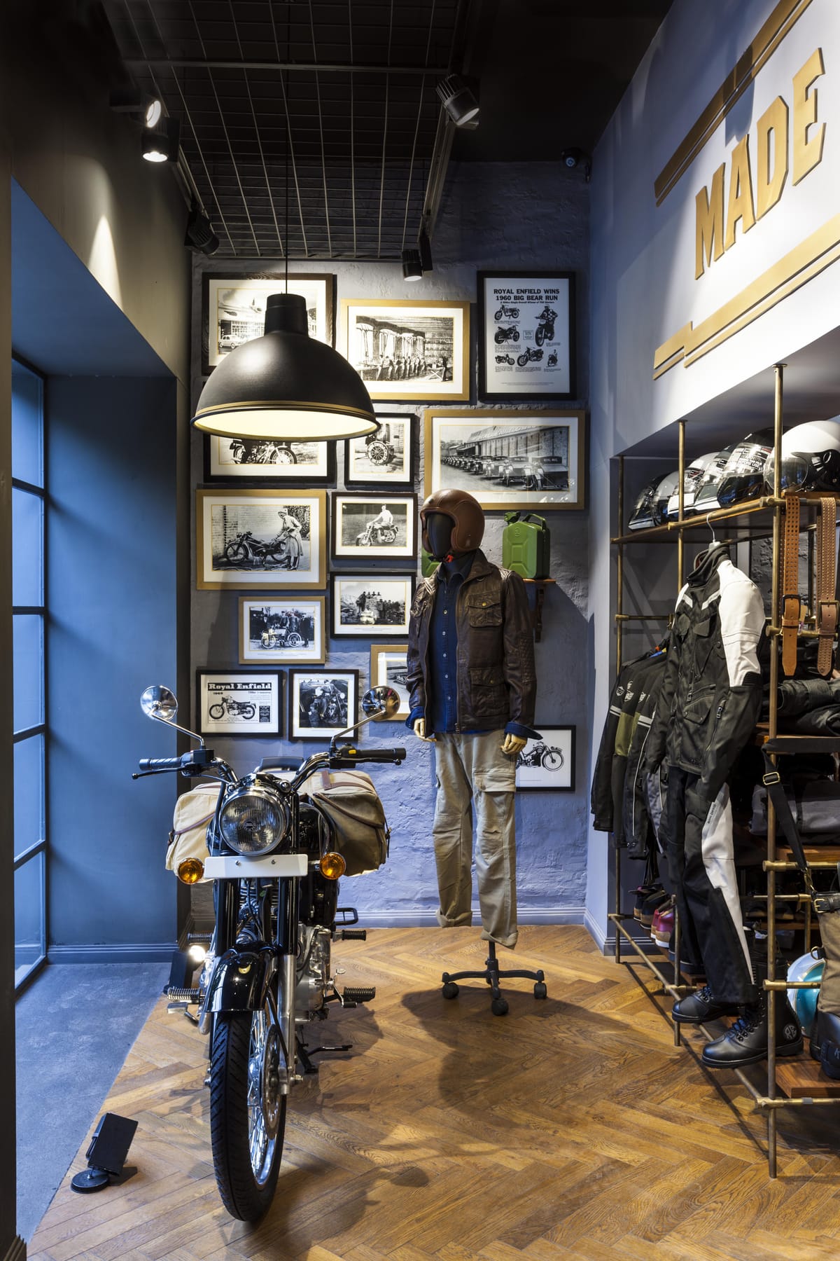 ROYAL ENFIELD STORE, KHAN MARKET | Studio Lotus | Archinect
