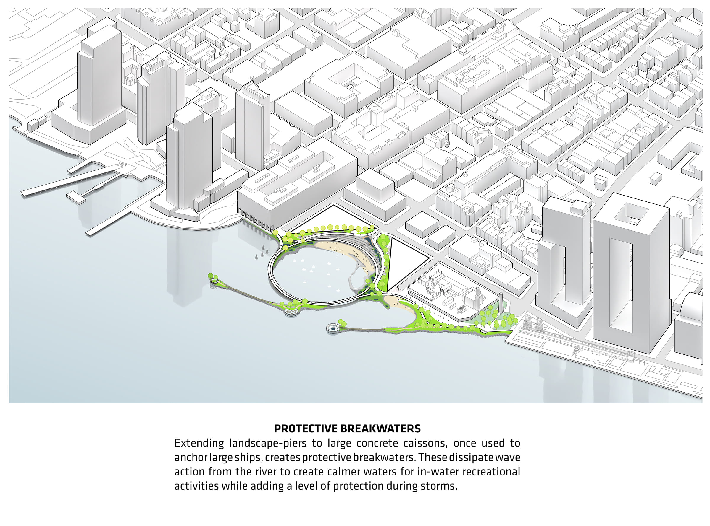 BIG, JCFO unveil twin-towered Brooklyn waterfront masterplan | News ...