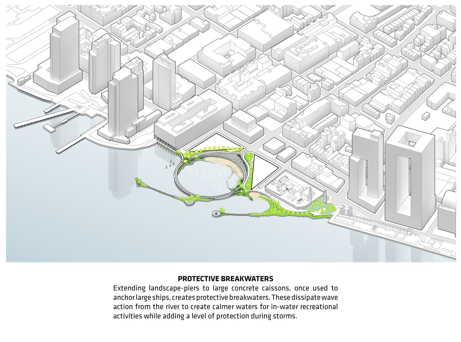 BIG, JCFO unveil twin-towered Brooklyn waterfront masterplan | News ...