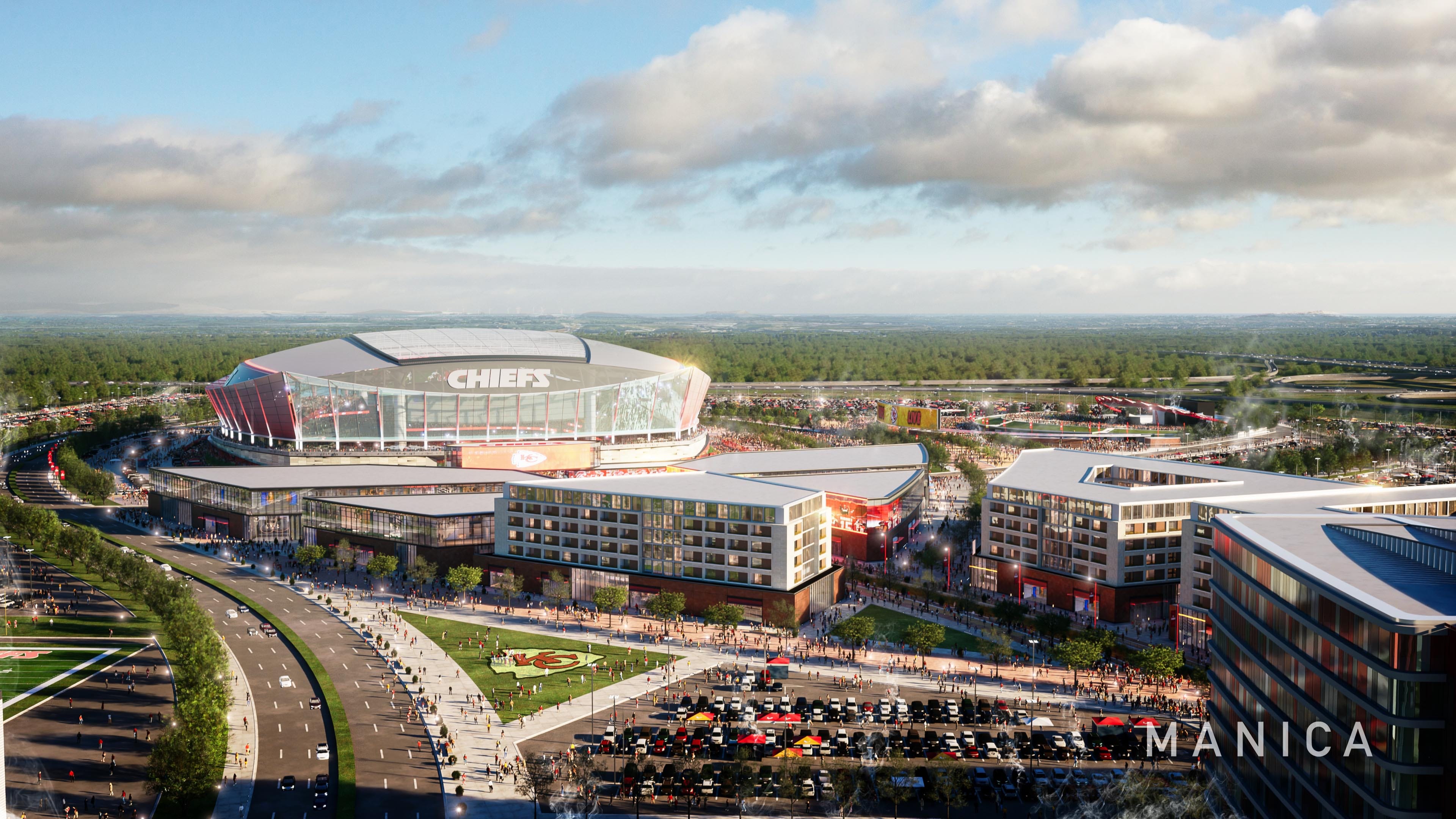 Manica Architecture debuts new NFL stadium proposal for potential ...