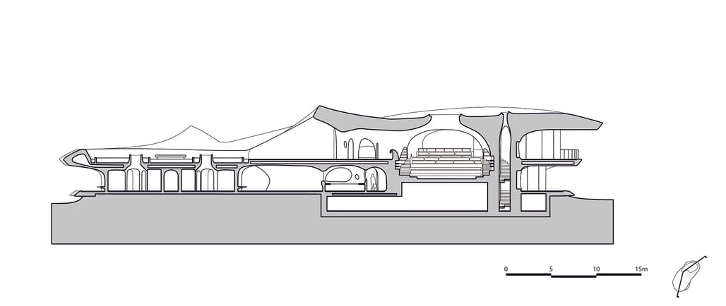MAD Architects' "Wormhole Library" offers open-air performance space ...