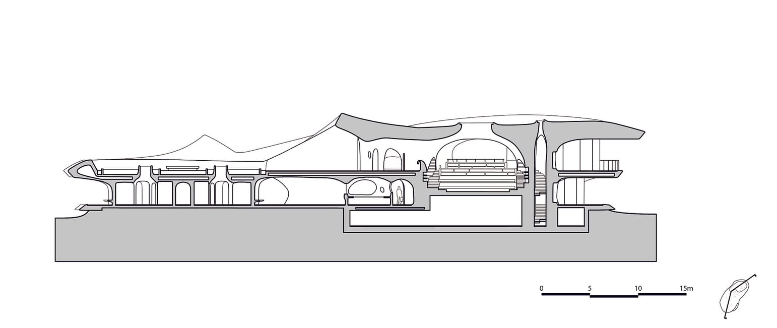 MAD Architects' "Wormhole Library" offers open-air performance space ...