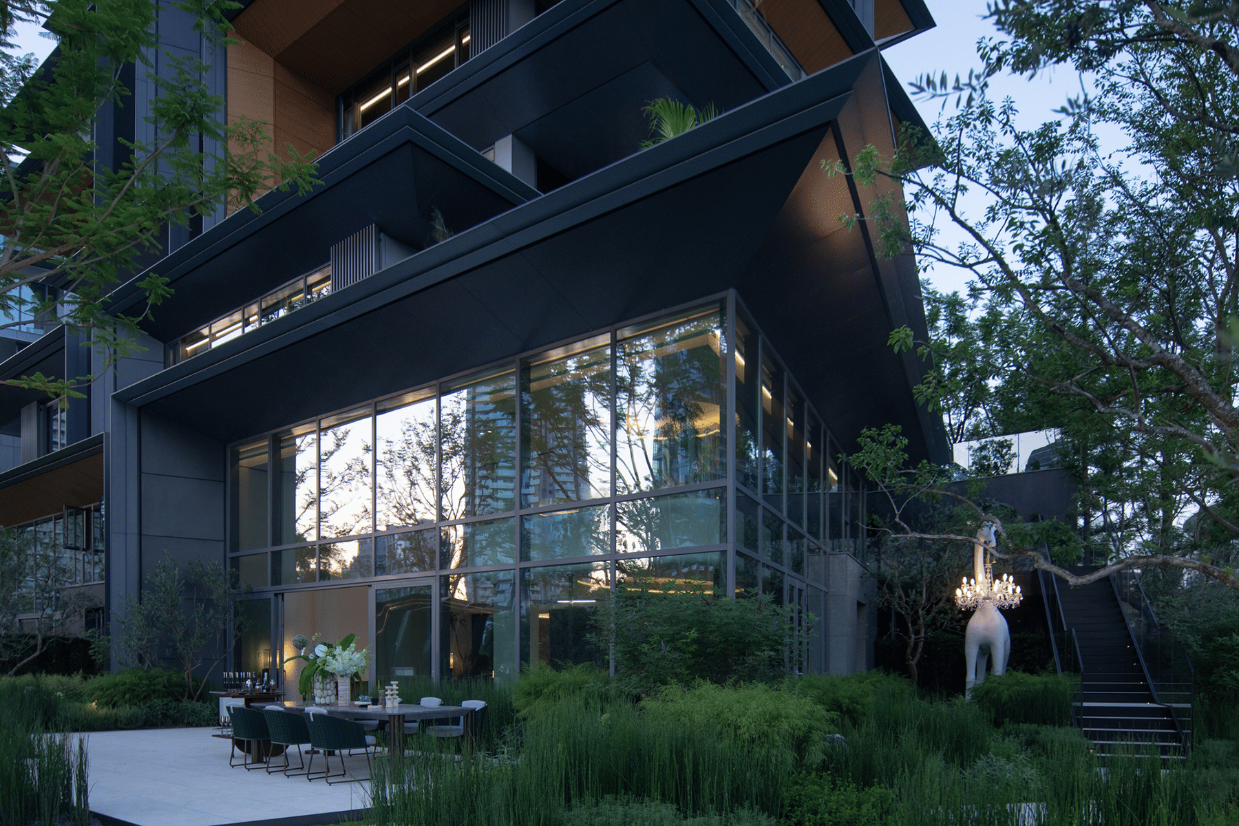 Chengdu Luxelakes Blackstone Island: Vertical Five-Unit Villas | line+ ...