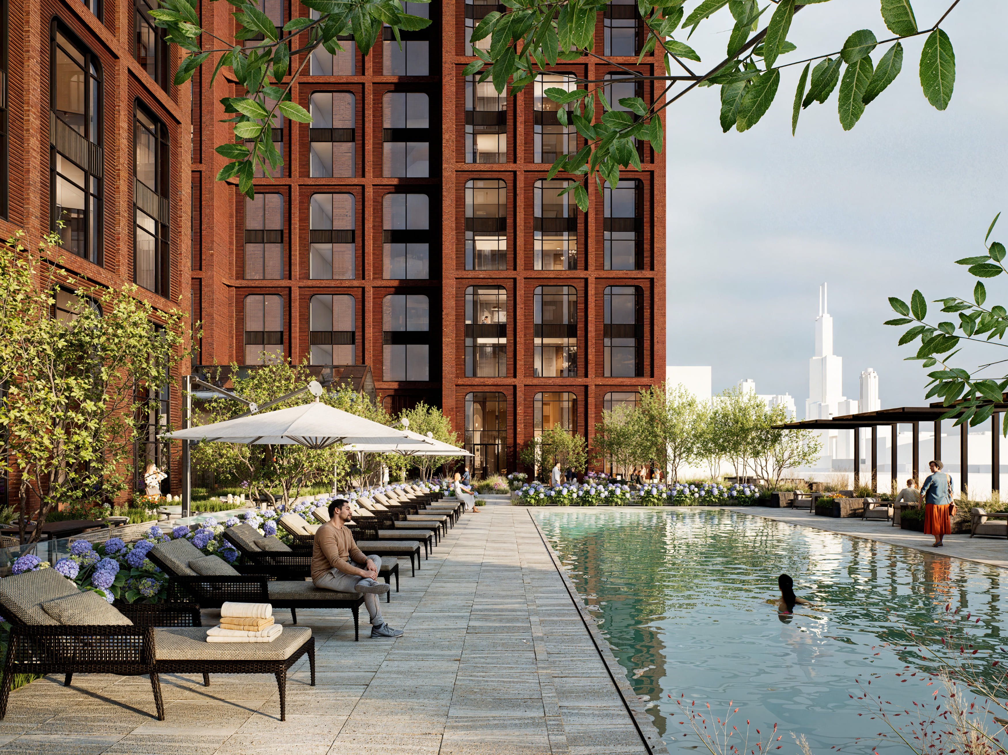 Brick arched facades define KPF’s proposed Chicago residential tower ...