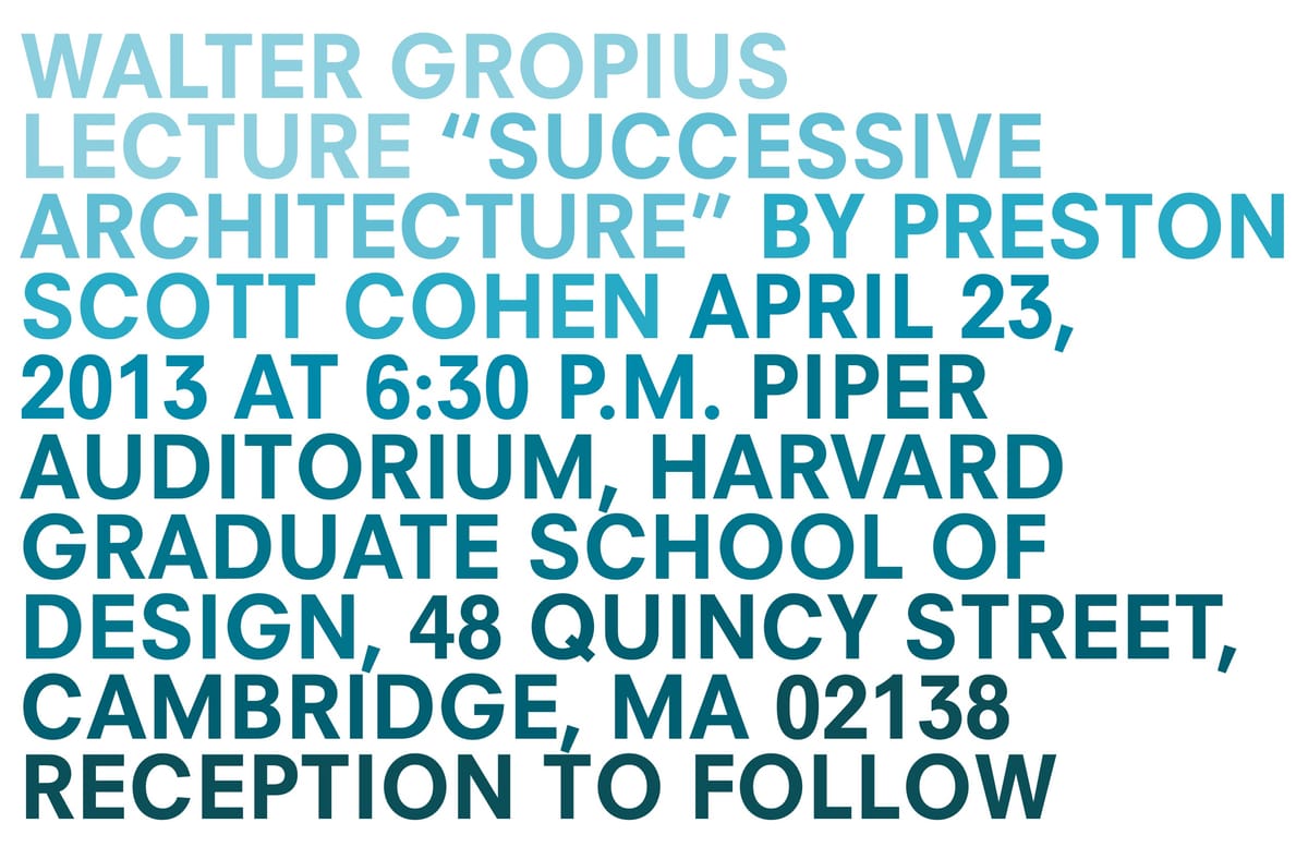 Live Blog - Preston Scott Cohen, "Successive Architecture" | Blogs ...