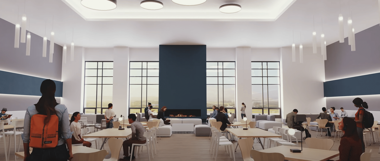 Updated Munger Hall images show two floors removed as controversial ...