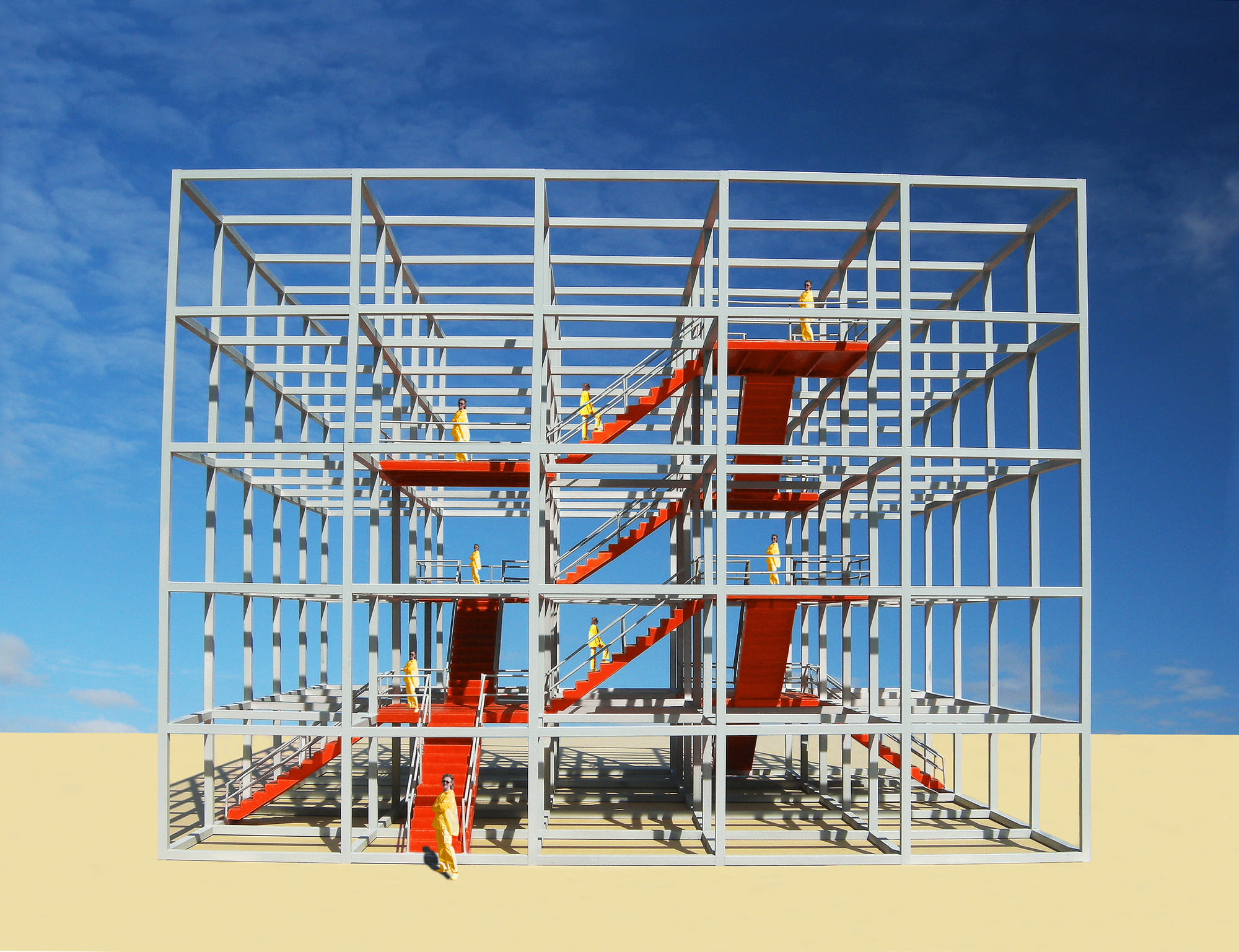 Stair-Scape Cubes | michael jantzen | Archinect