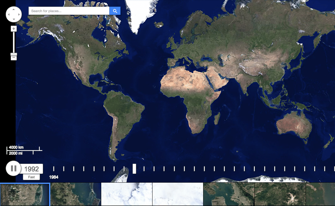 Watch the world change with Google's new Timelapse tool | News | Archinect