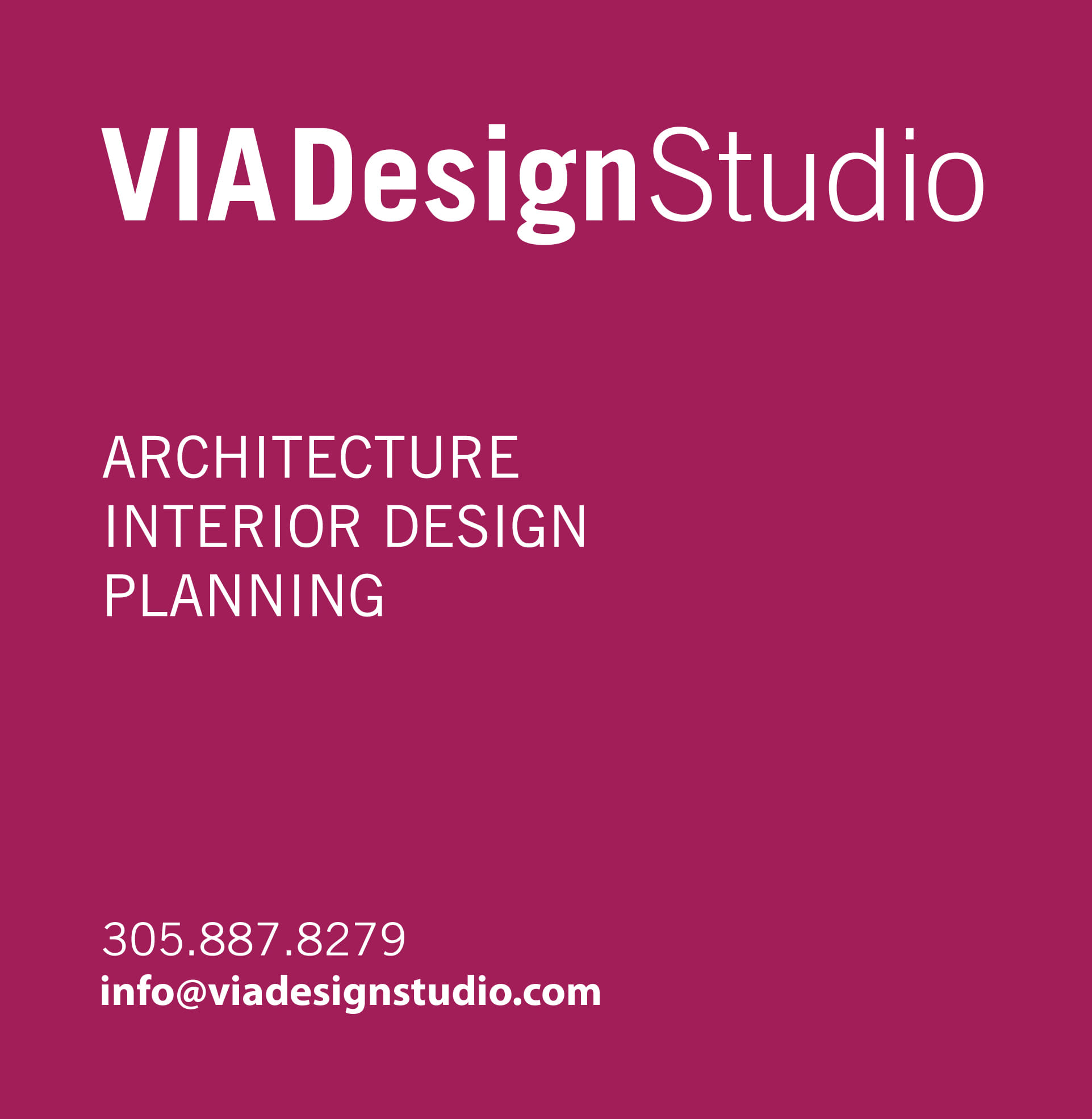 VIA Design Studio | Archinect