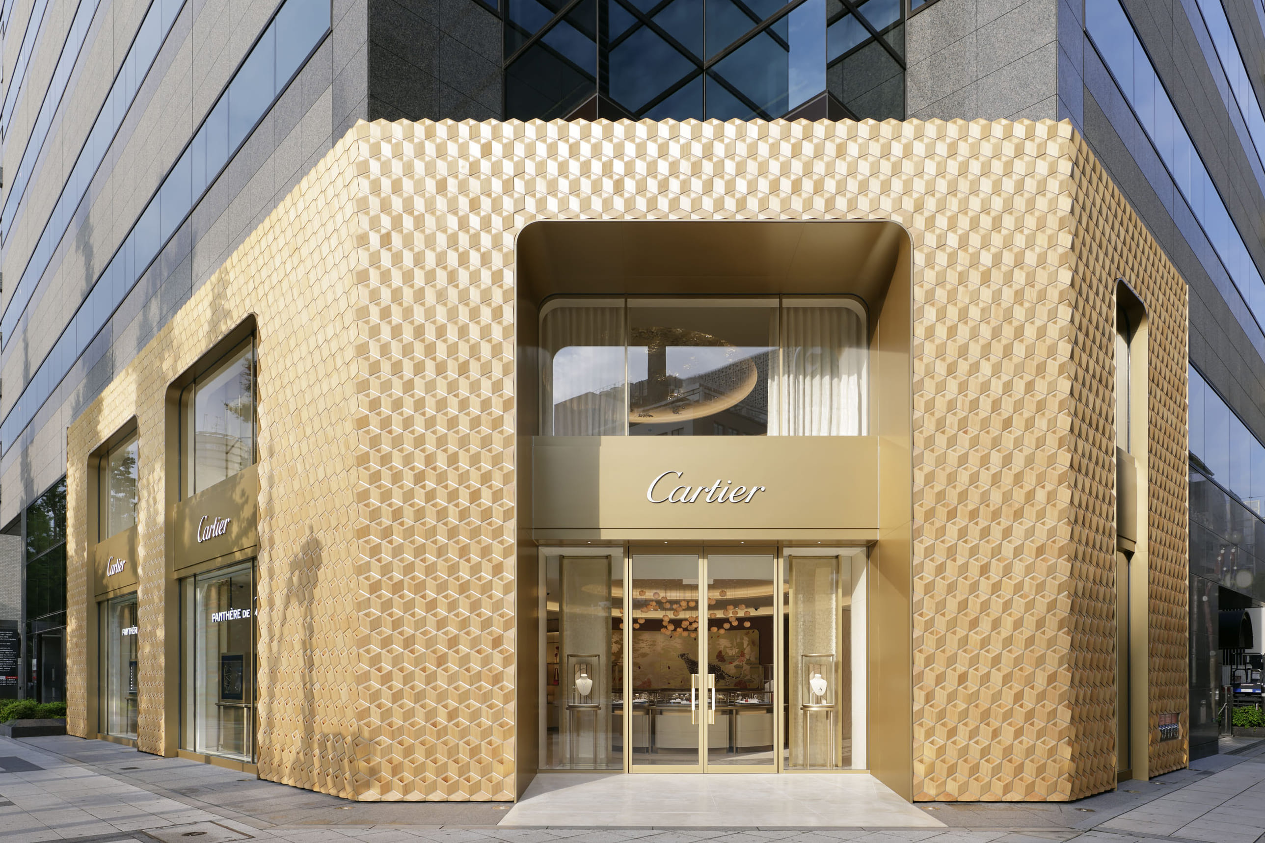 Cartier dazzles with new Hinoki facade designed by Klein Dytham | News ...