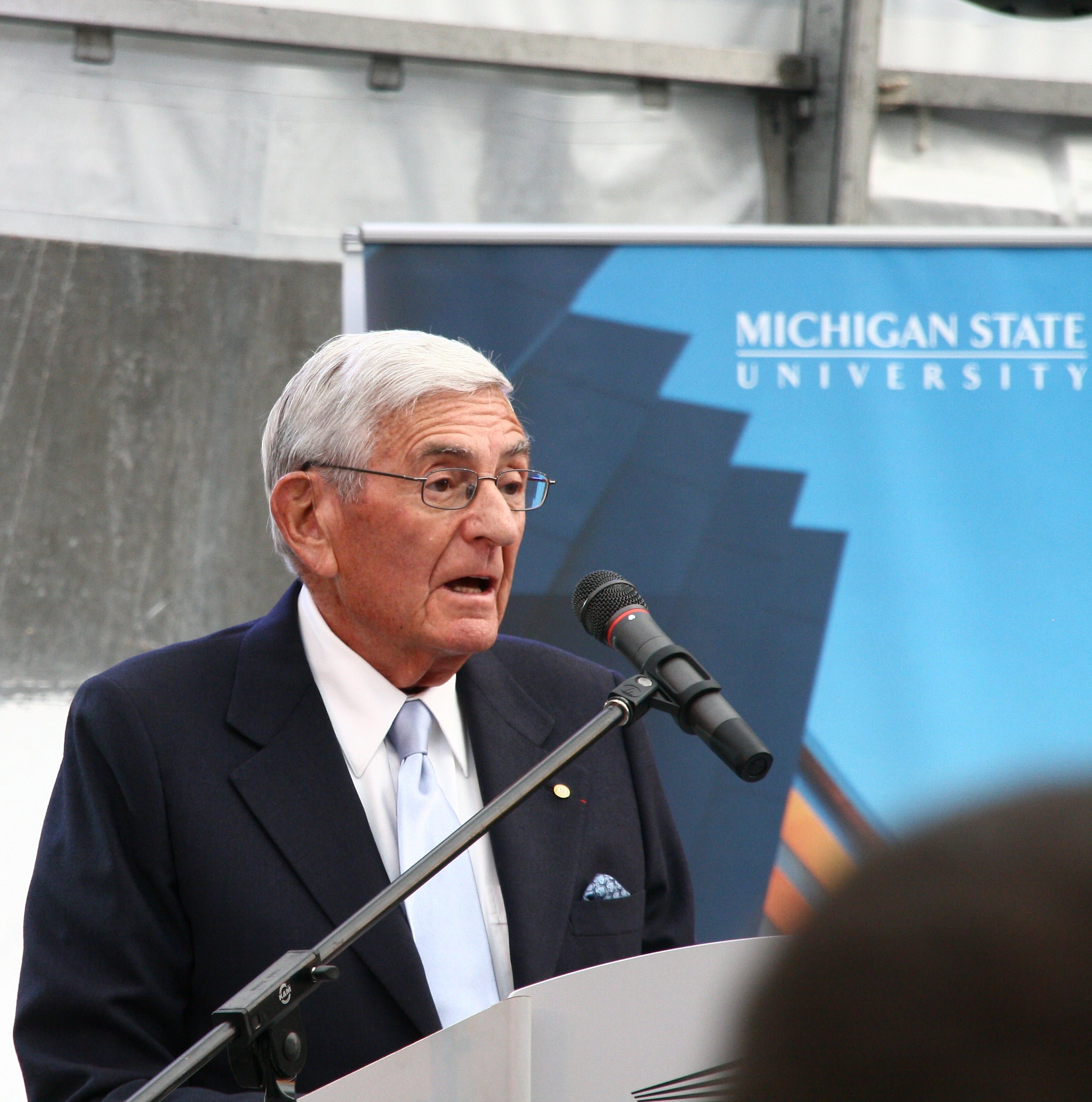 Billionaire business man, art collector and philanthropist, Eli Broad ...