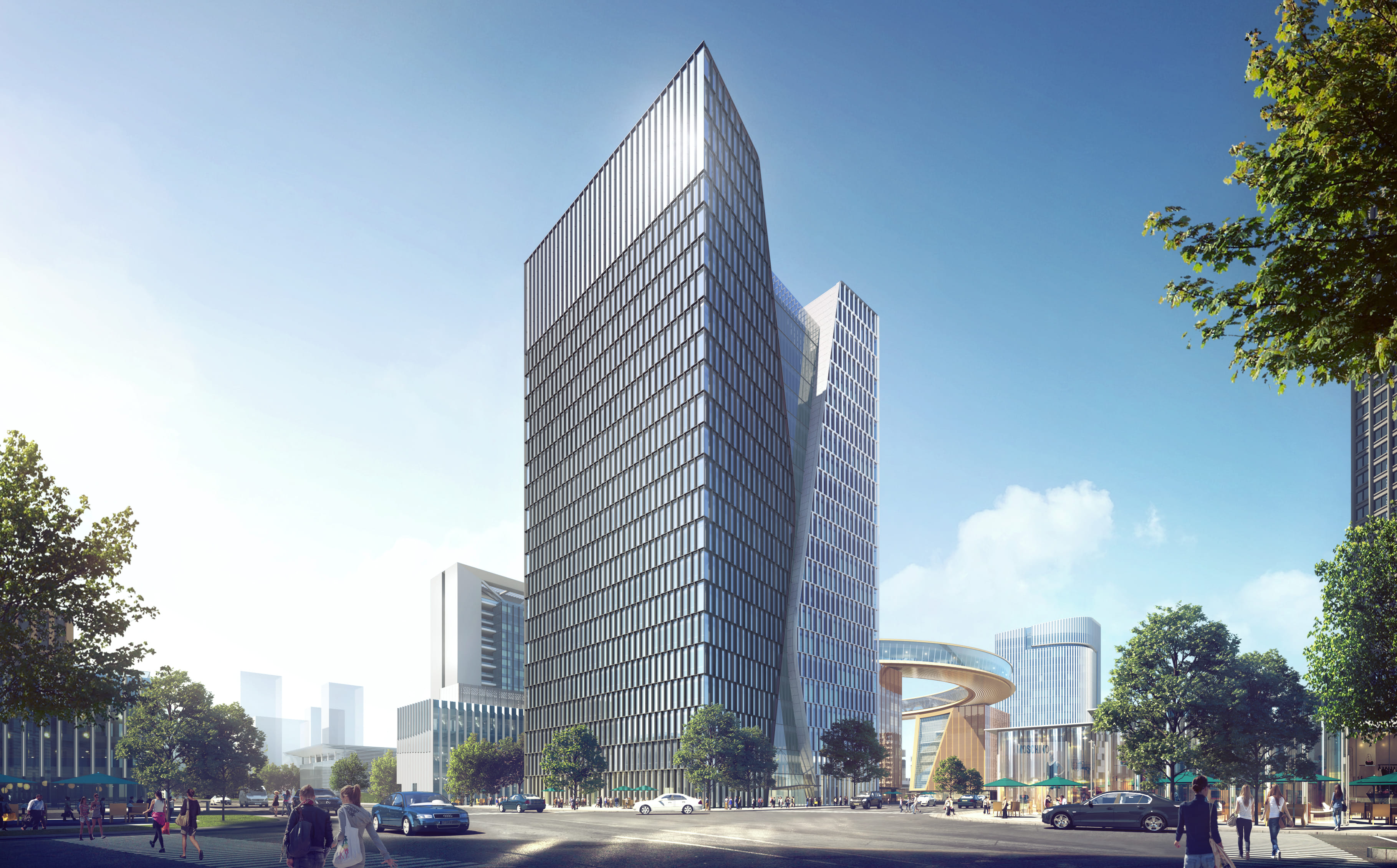 Ennead Architects reveal their vision for a symbolic new free trade zone in Shanghai | News ...