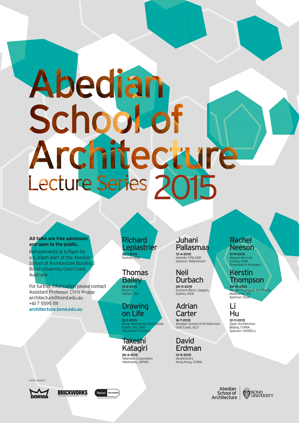 Get Lectured: Abedian School of Architecture '15 | News | Archinect