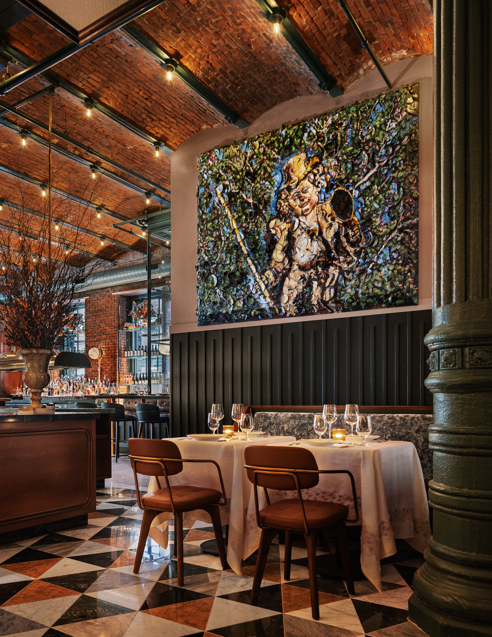 Torrisi Bar & Restaurant | Garrett Singer Architecture + Design | Archinect