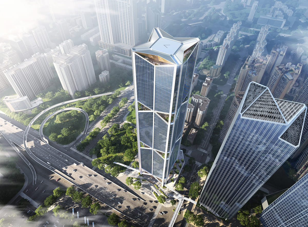 Ping An Auto Finance Plaza Competition 深圳平安汽融大厦 | Bryan Chow | Archinect