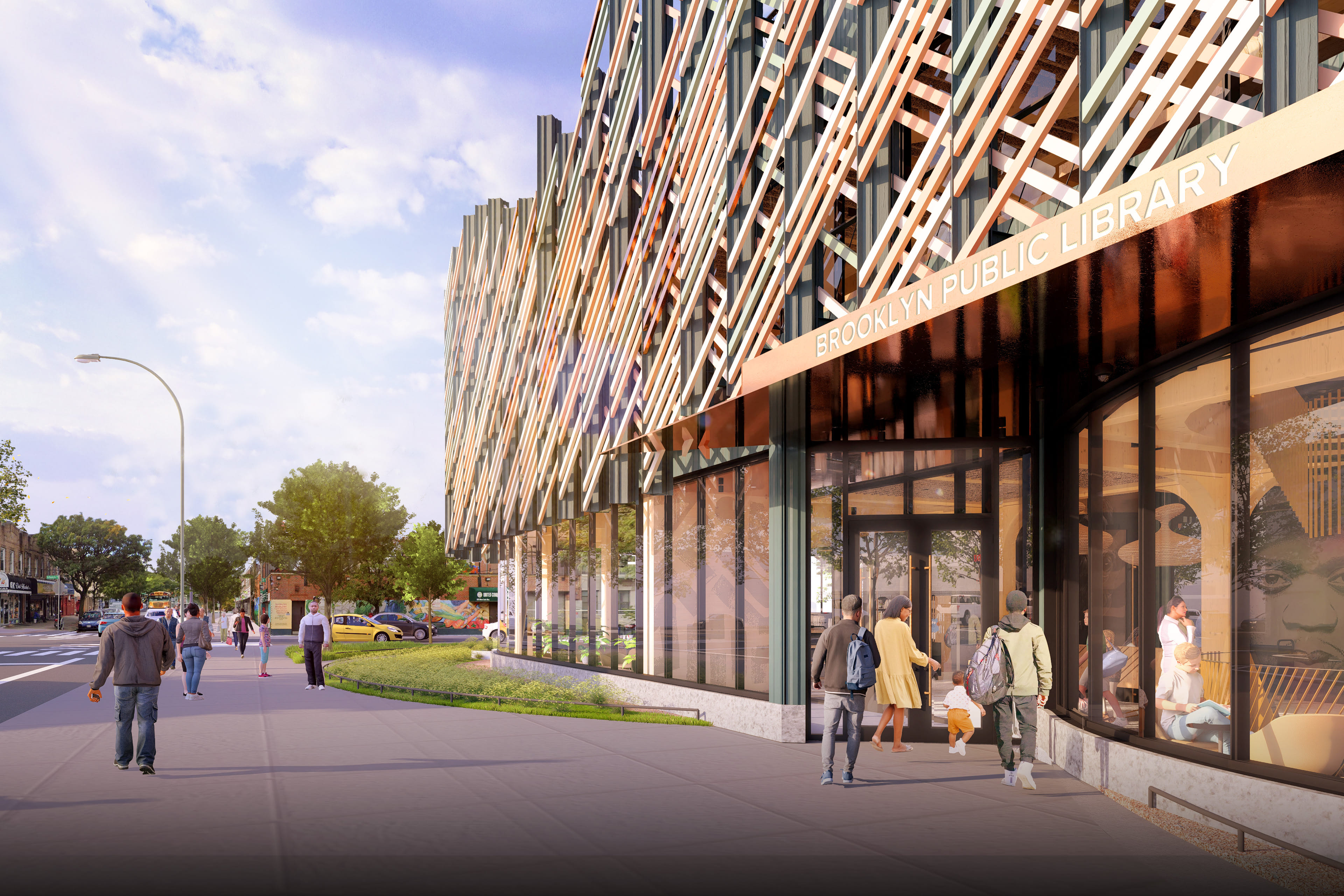 Plans for restorative New Lots Library are unveiled in Brooklyn | News ...