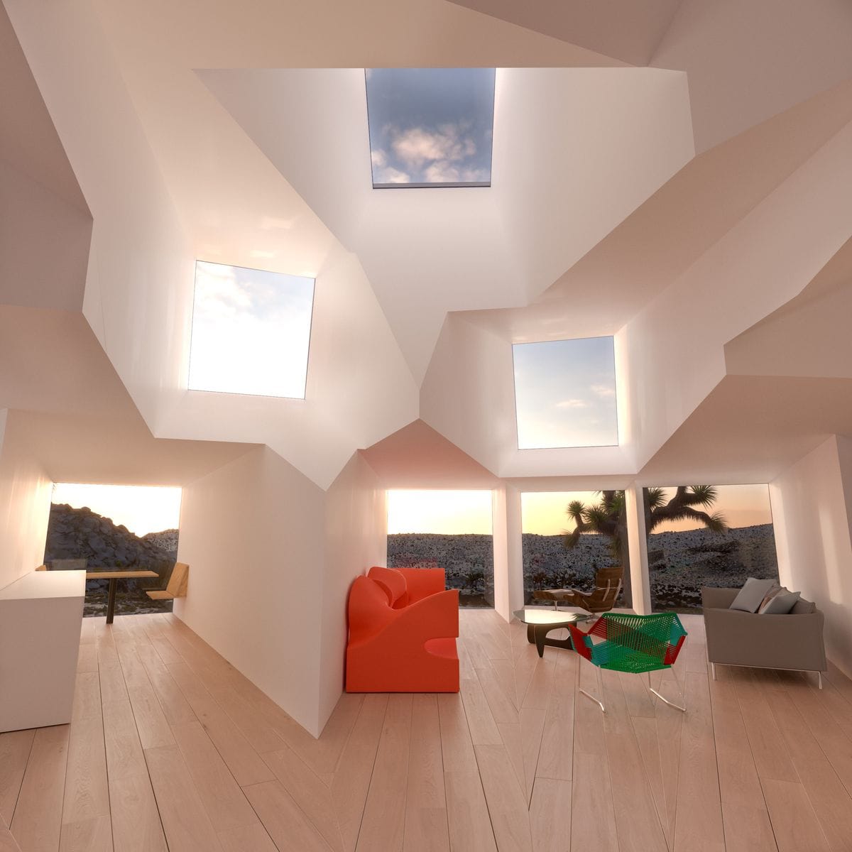 Iconic Joshua Tree "starburst" shipping container home is officially on ...