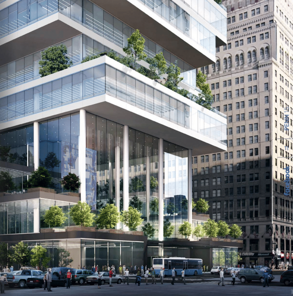 Images surface of Facebook's potential new tower in Manhattan designed ...