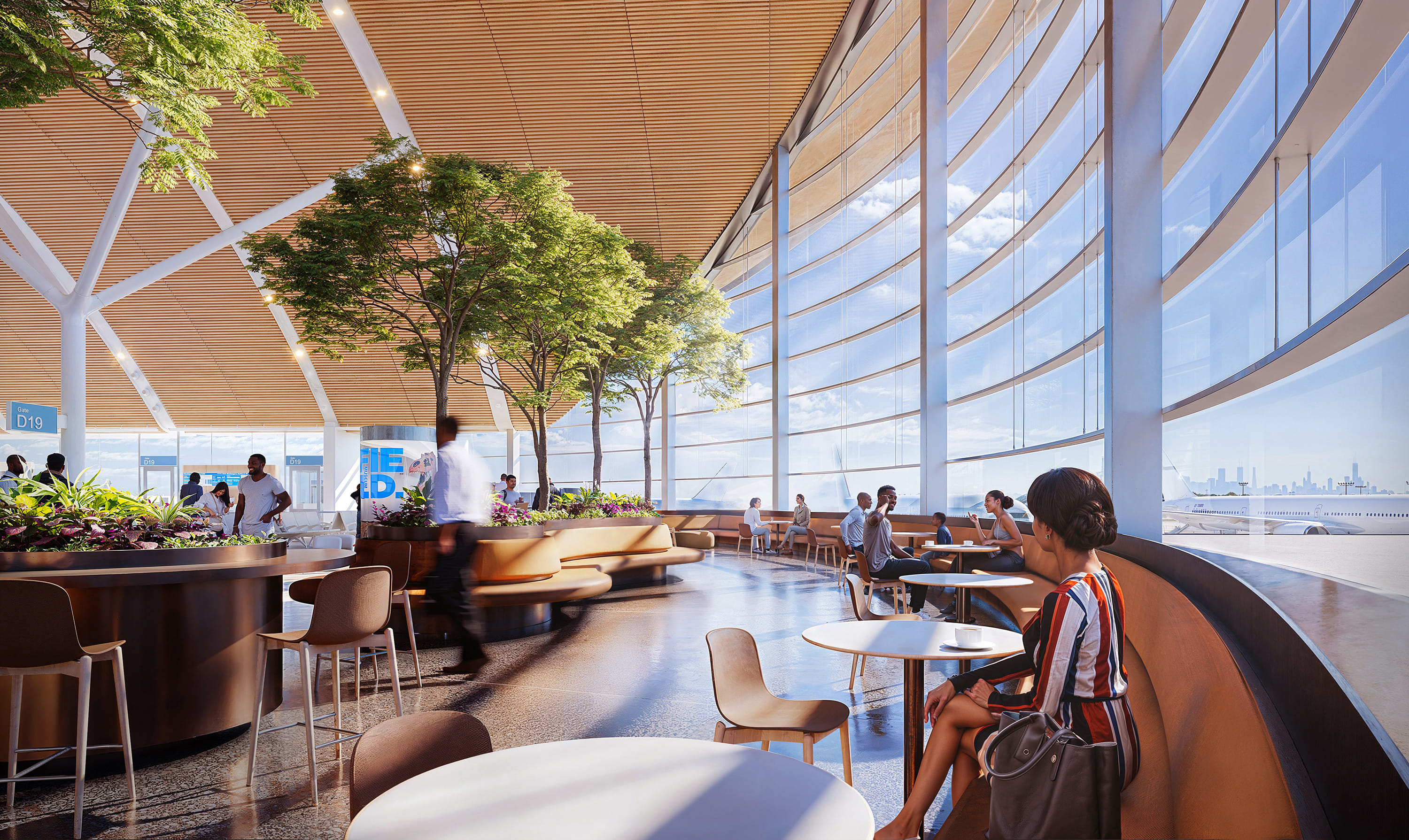 Chicago O'Hare's new SOM-led Concourse D breaks ground + new renderings ...