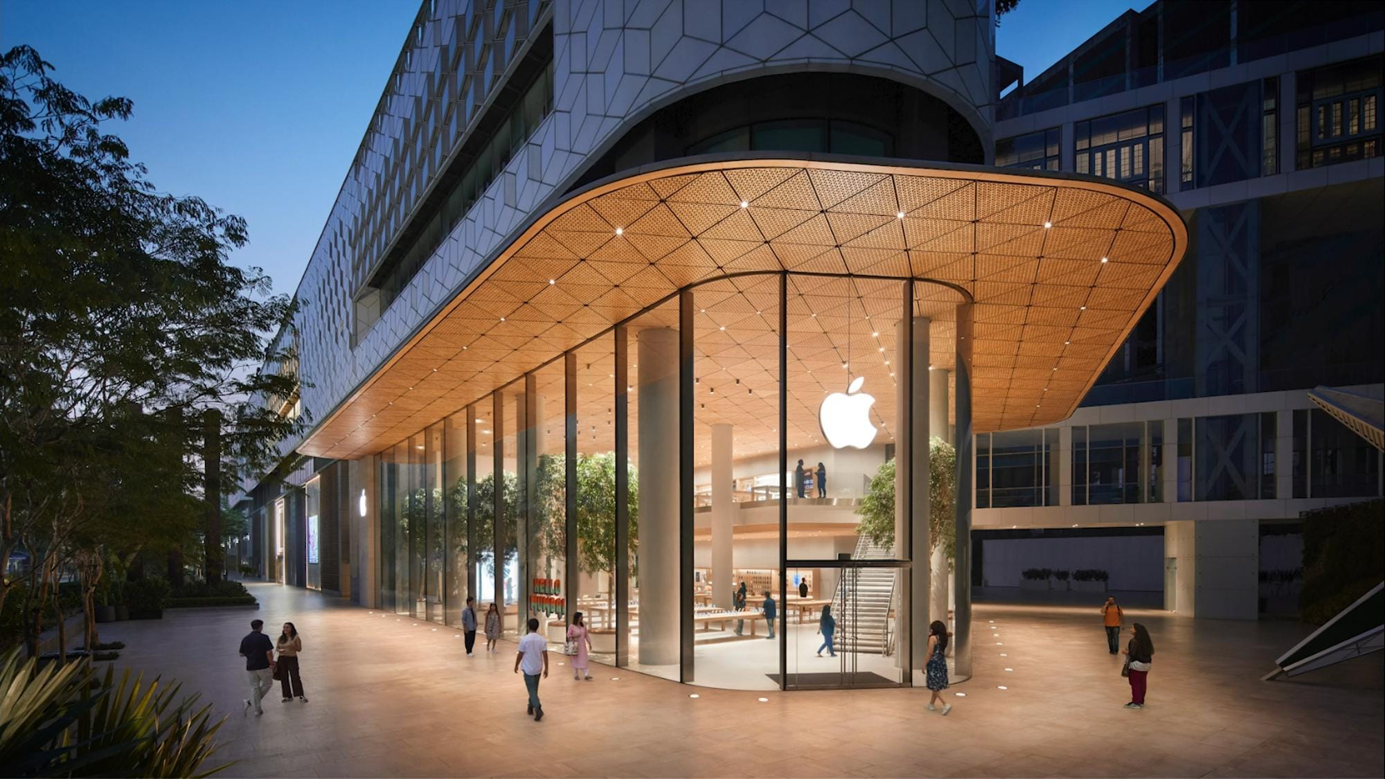 Apple's first flagship store in India, designed by Foster + Partners ...