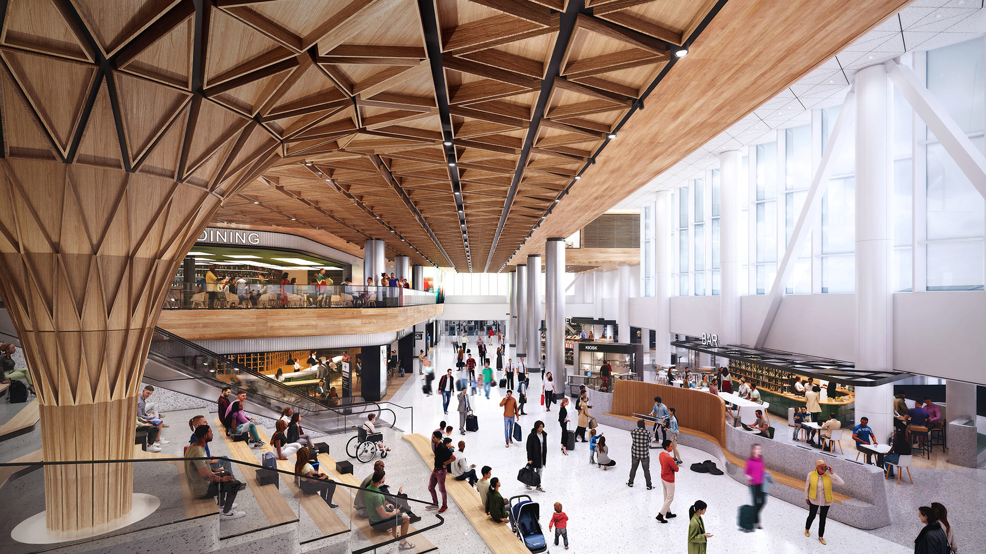 Seattle-Tacoma International Airport's $400M C Concourse Expansion gets ...