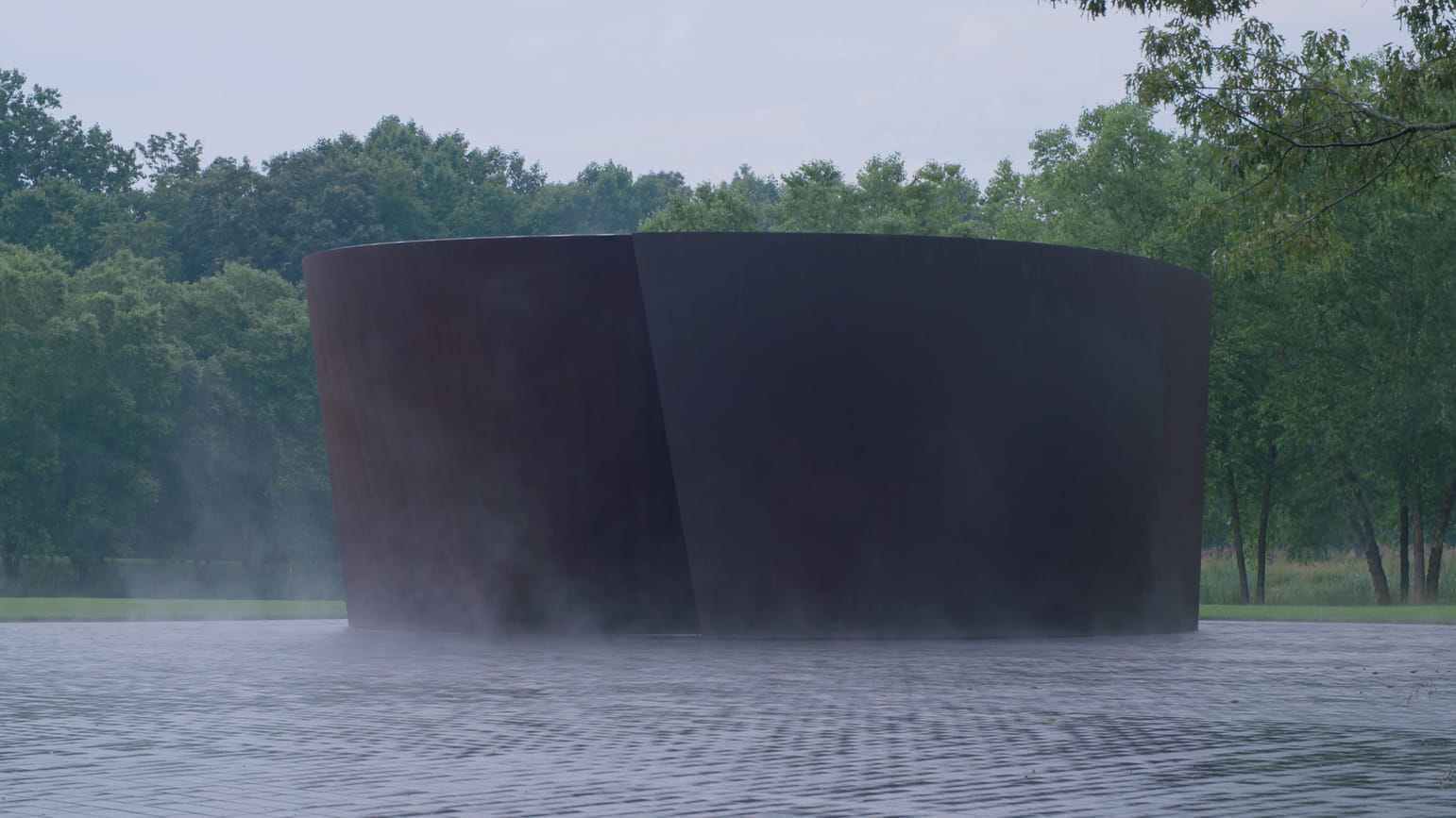Thomas Phifer's Richard Serra sculpture pavilion at the Glenstone ...