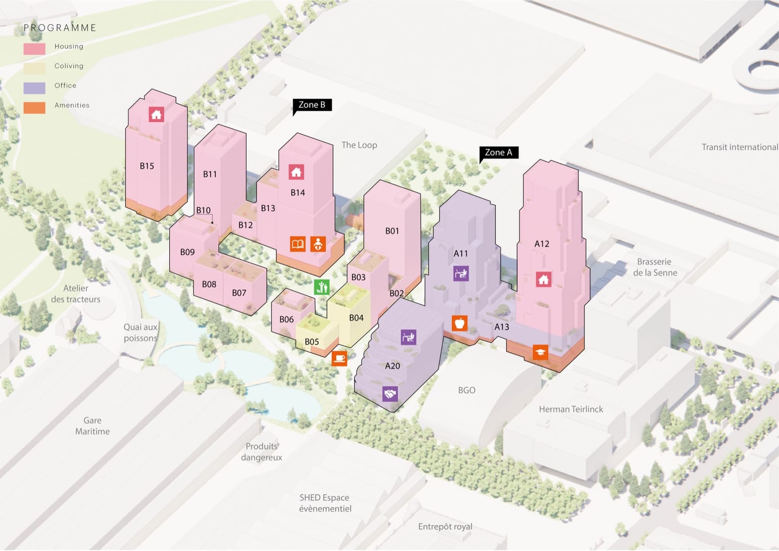 MVRDV designs residential master plan as new neighborhood for Brussels ...