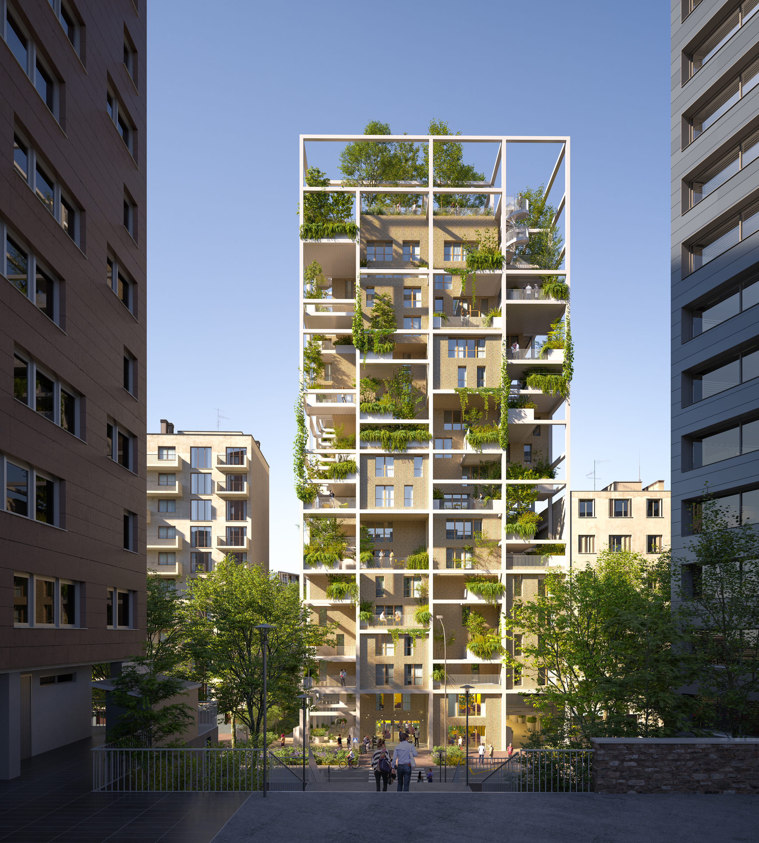 MVRDV begins construction on 'urban oasis' mixed-use concept for Paris ...