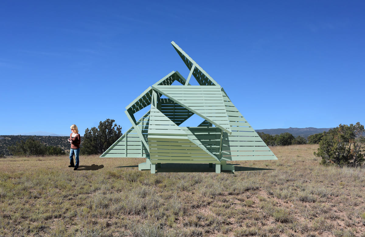 The Unfolded Cube Pavilion | michael jantzen | Archinect