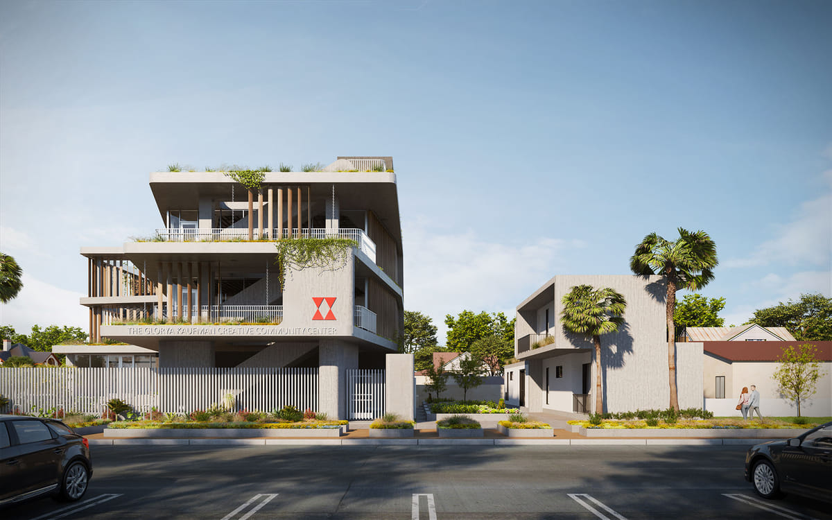 Glorya Kaufman Creative Community Center & Supportive Artist Housing at ...